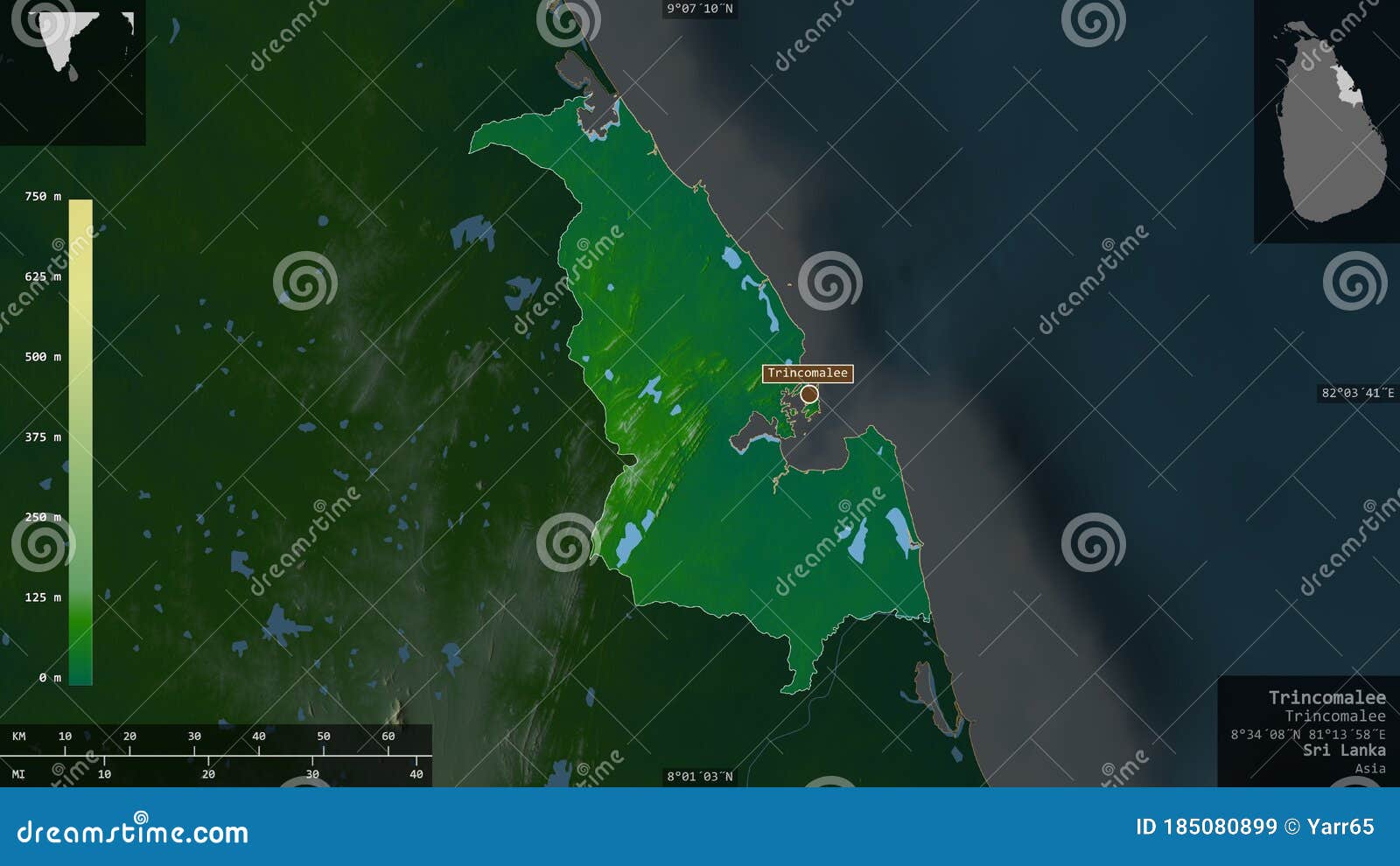 Trincomalee, Sri Lanka - Composition. Physical Stock Illustration ...