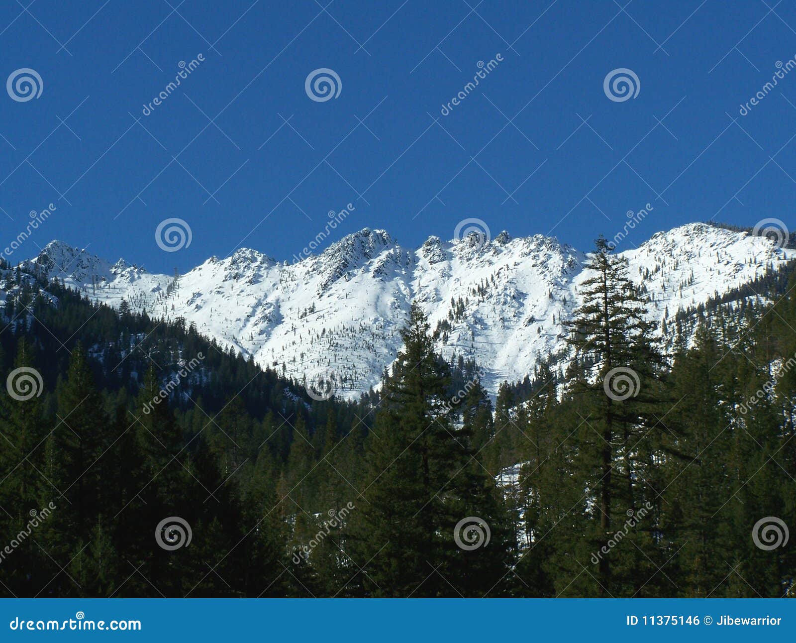 Trinity Alps in Winter stock photo. Image of winter, peak - 11375146