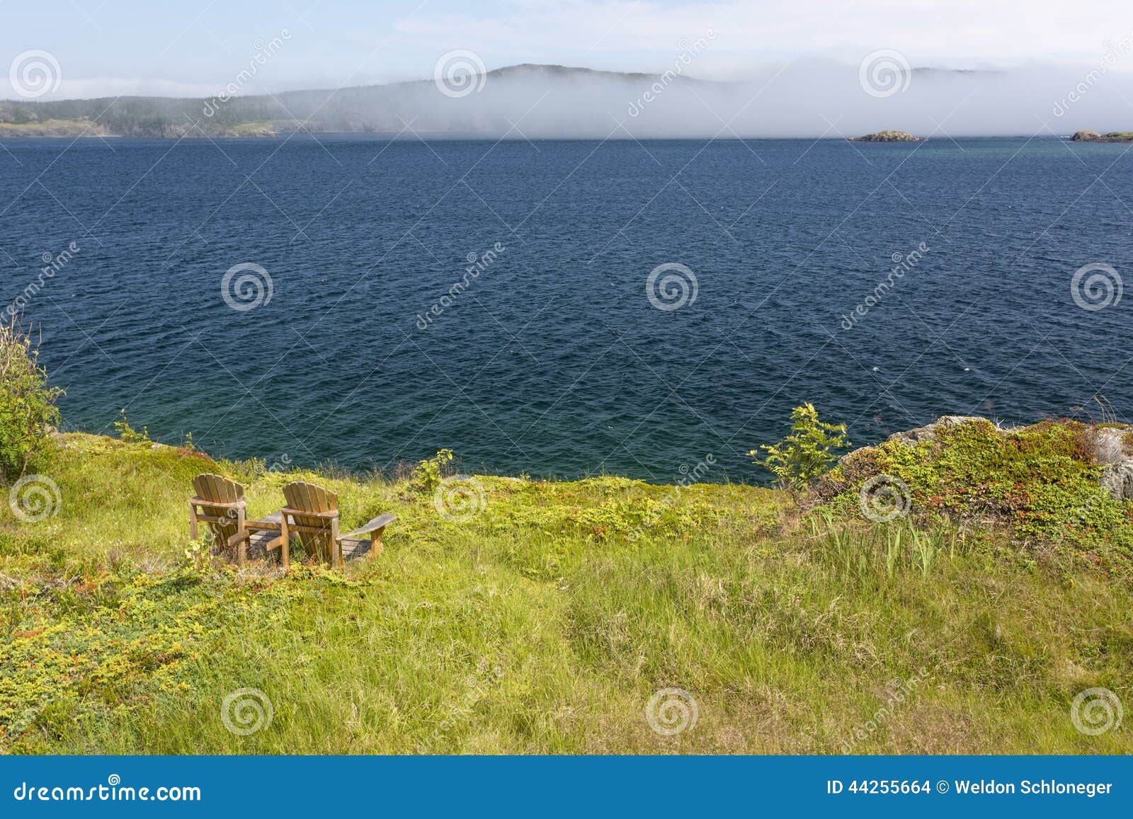 Trinity Bay, Incoming Fog, Newfoundland Stock Photo - Image of ocean ...