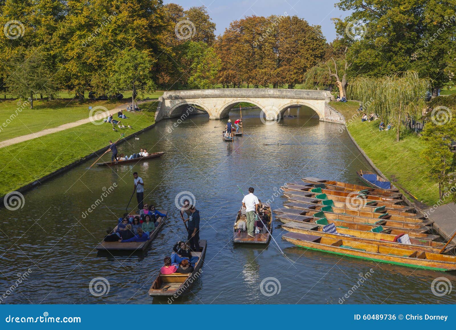Trinity Bridge in Cambridge Editorial Photo - Image of destinations ...