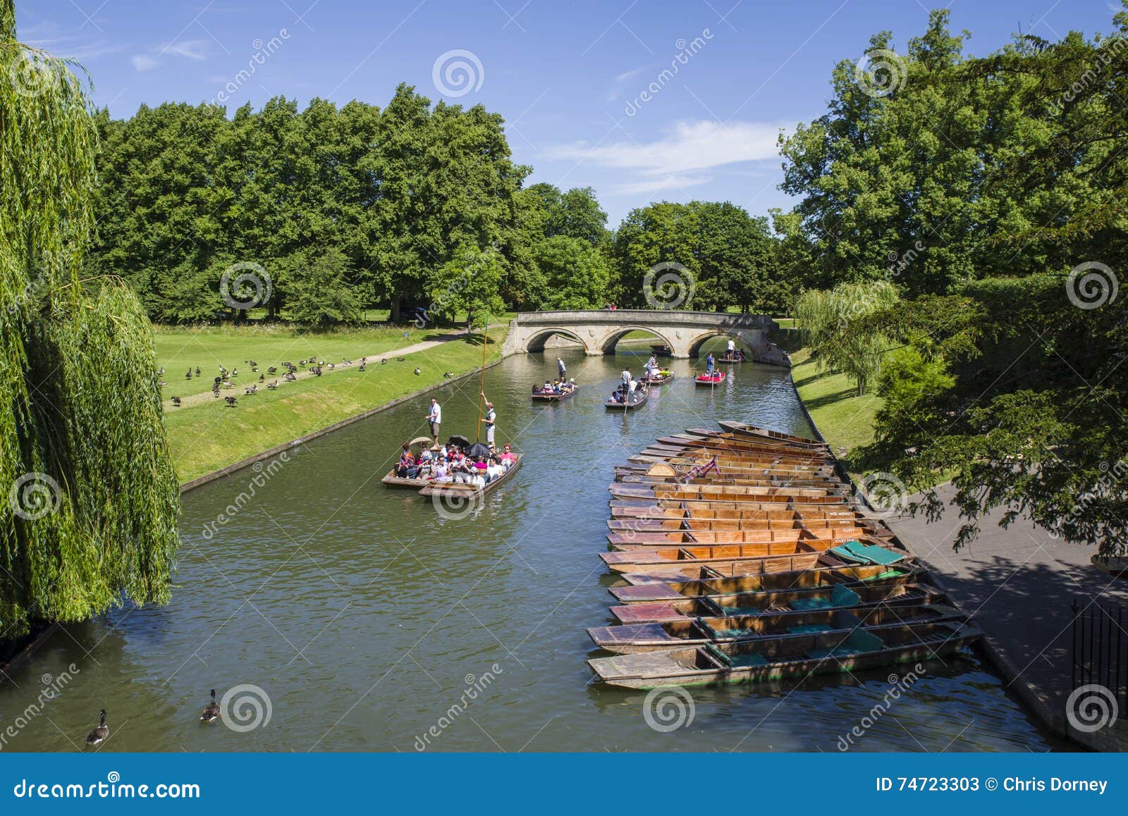 Trinity Bridge in Cambridge Editorial Stock Photo - Image of bridge ...