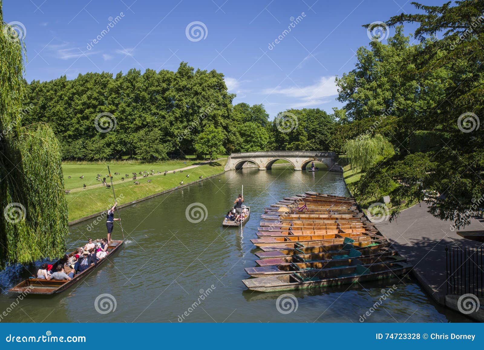 Trinity Bridge in Cambridge Editorial Stock Photo - Image of city ...