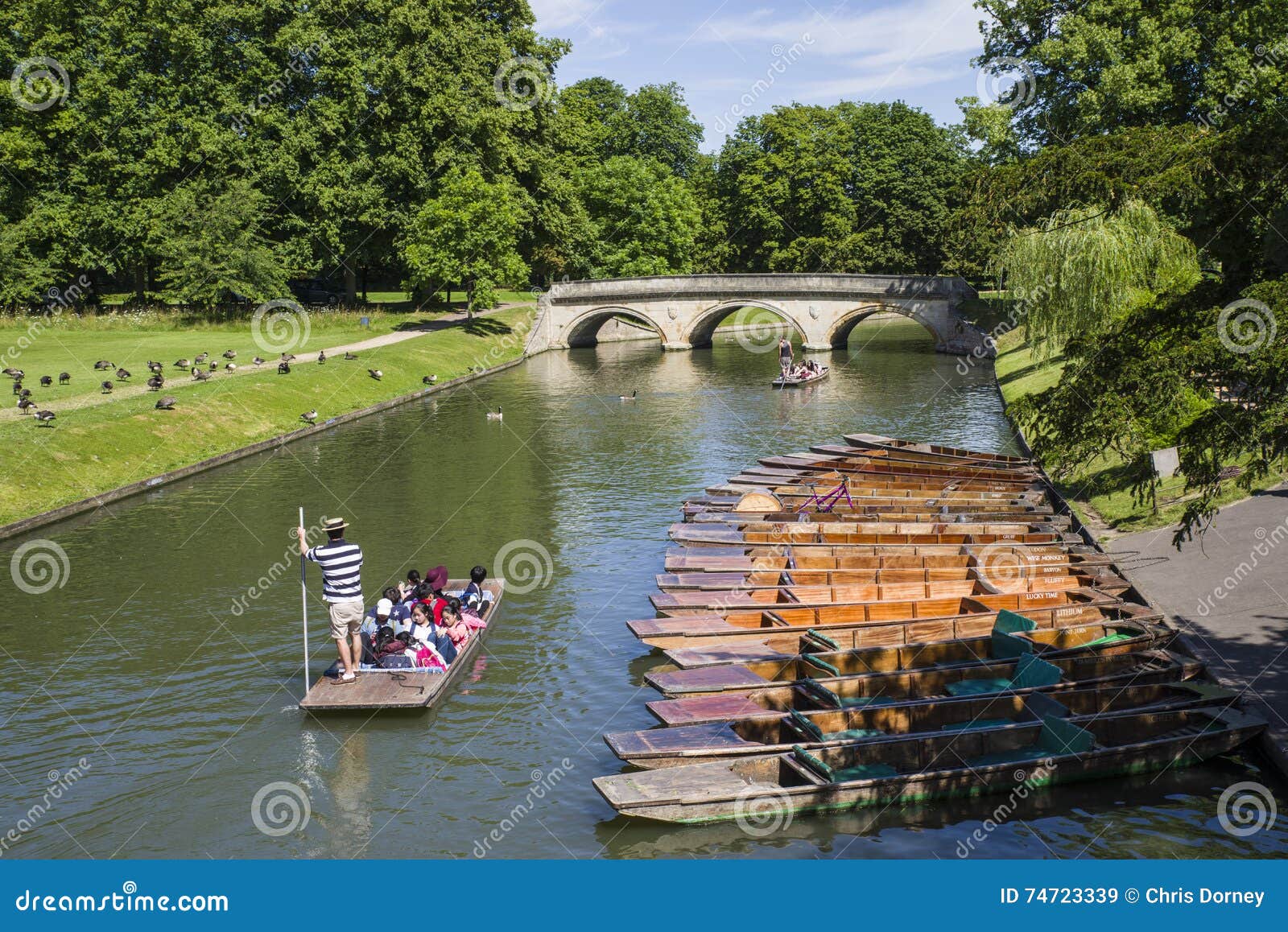 Trinity Bridge in Cambridge Editorial Stock Image - Image of ...