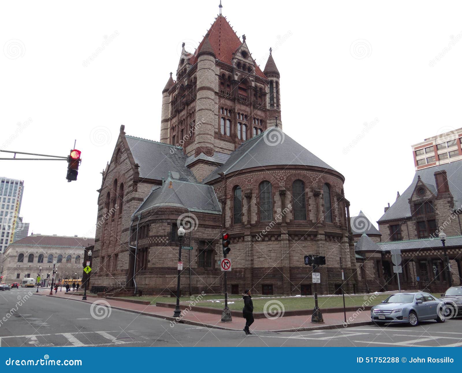 Trinity Church, Boston editorial stock photo. Image of america - 51752288