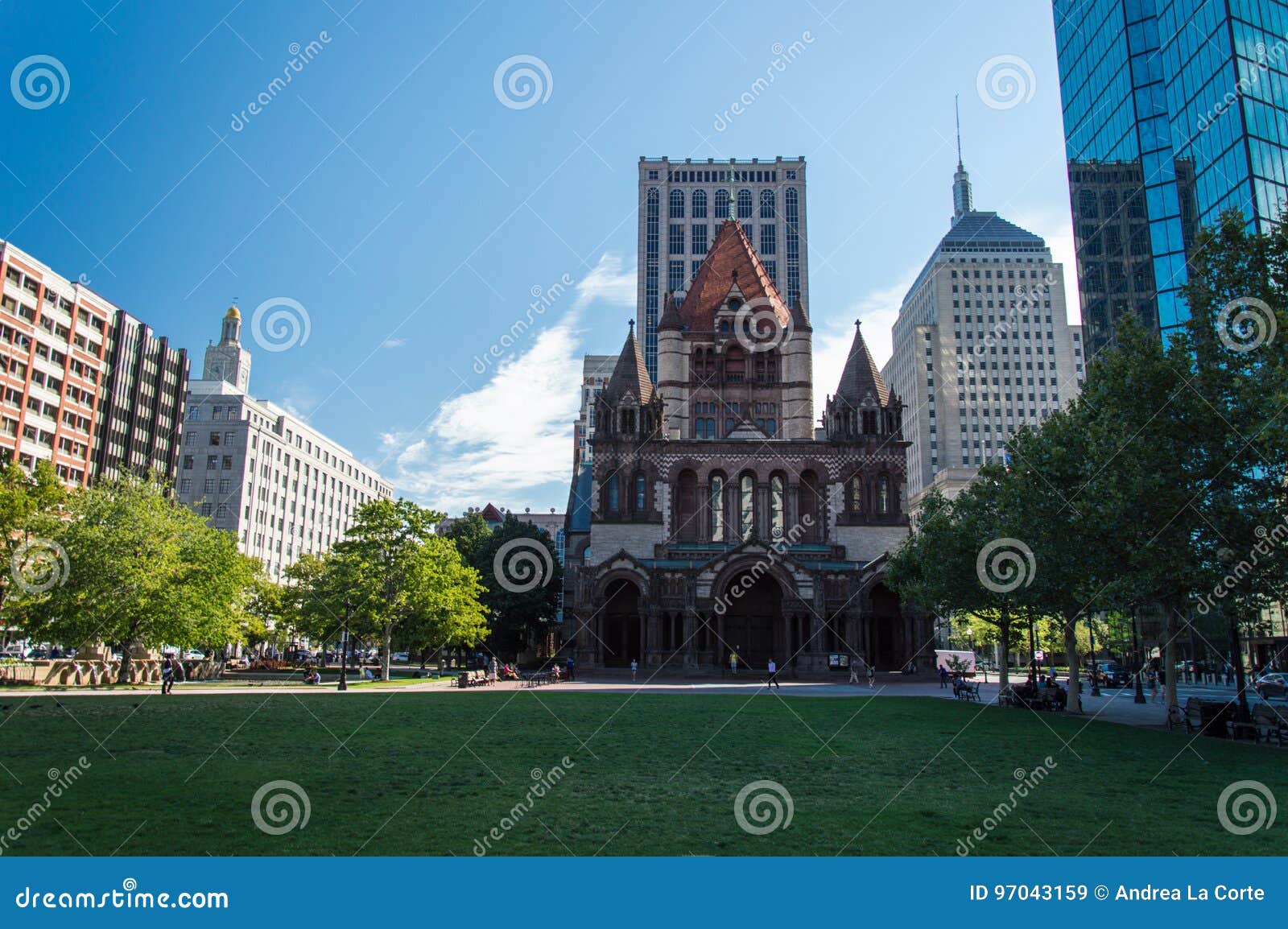 Trinity Church, Boston editorial stock image. Image of episcopal - 97043159
