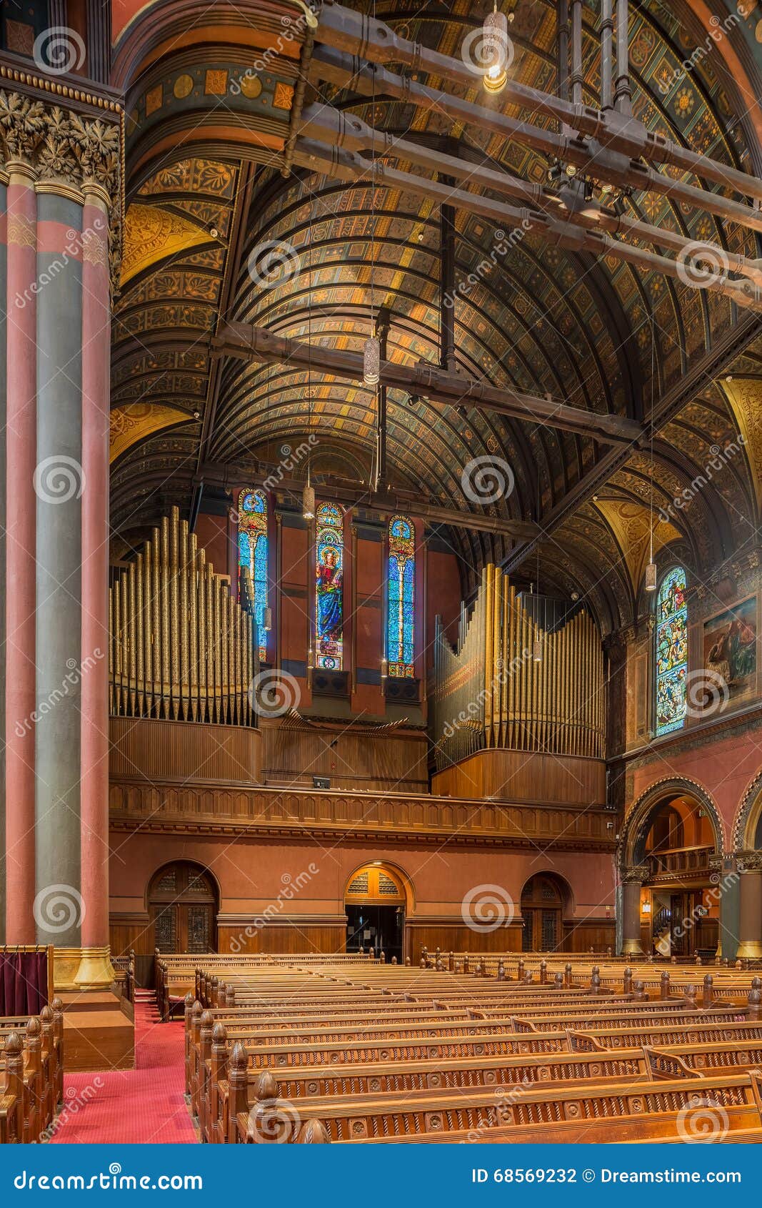 Trinity Church, Copley Square, Boston. Stock Photo - Image of ...