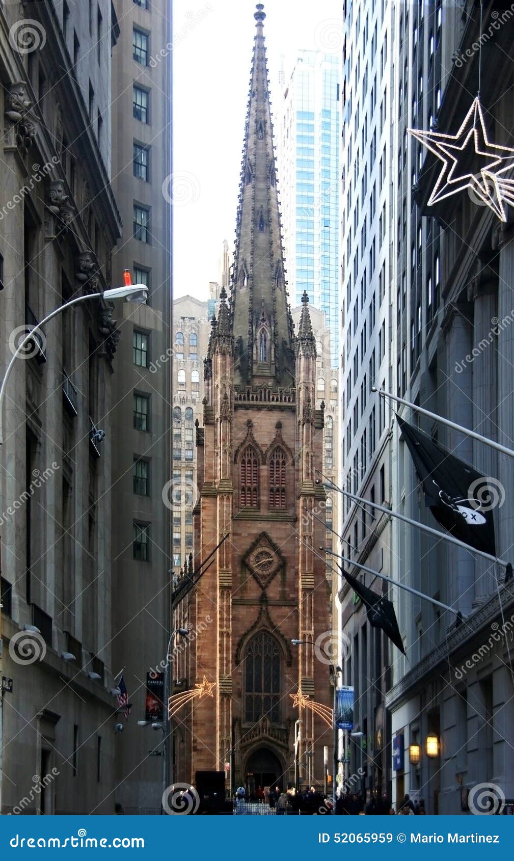 Trinity Church wall street editorial stock image. Image of traditional ...