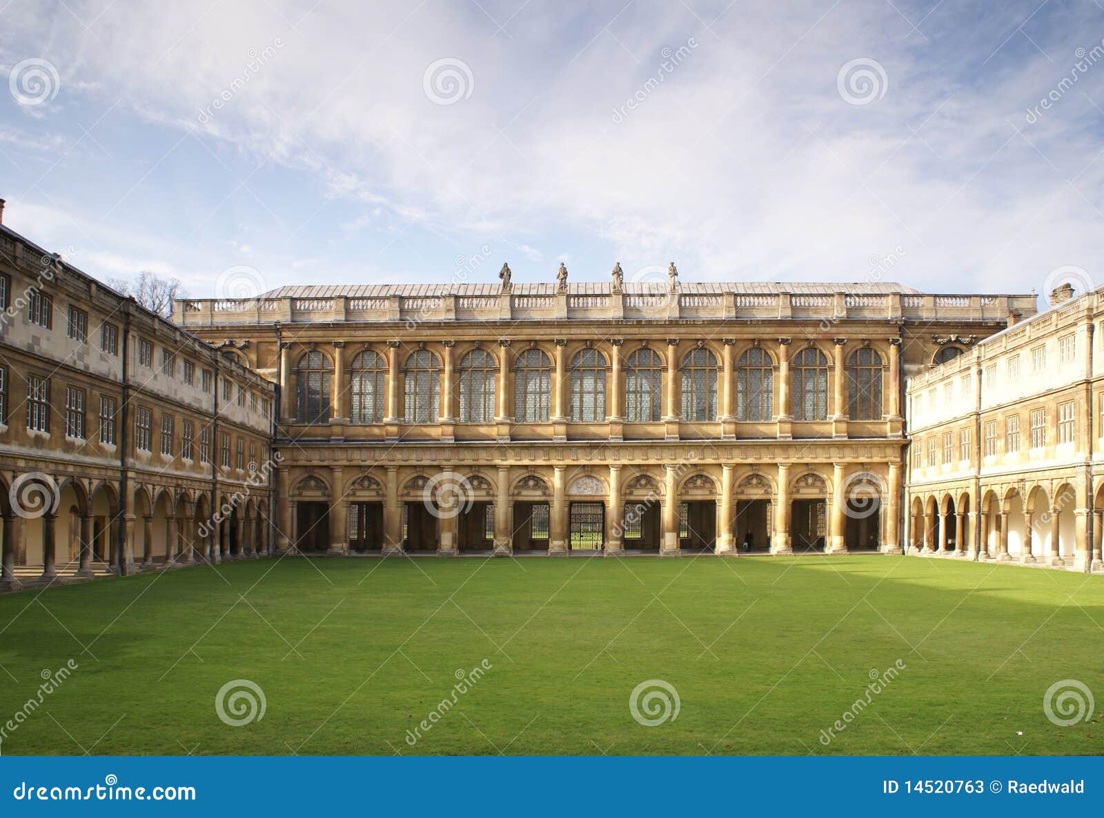 Trinity college Cambridge stock image. Image of bright - 14520763