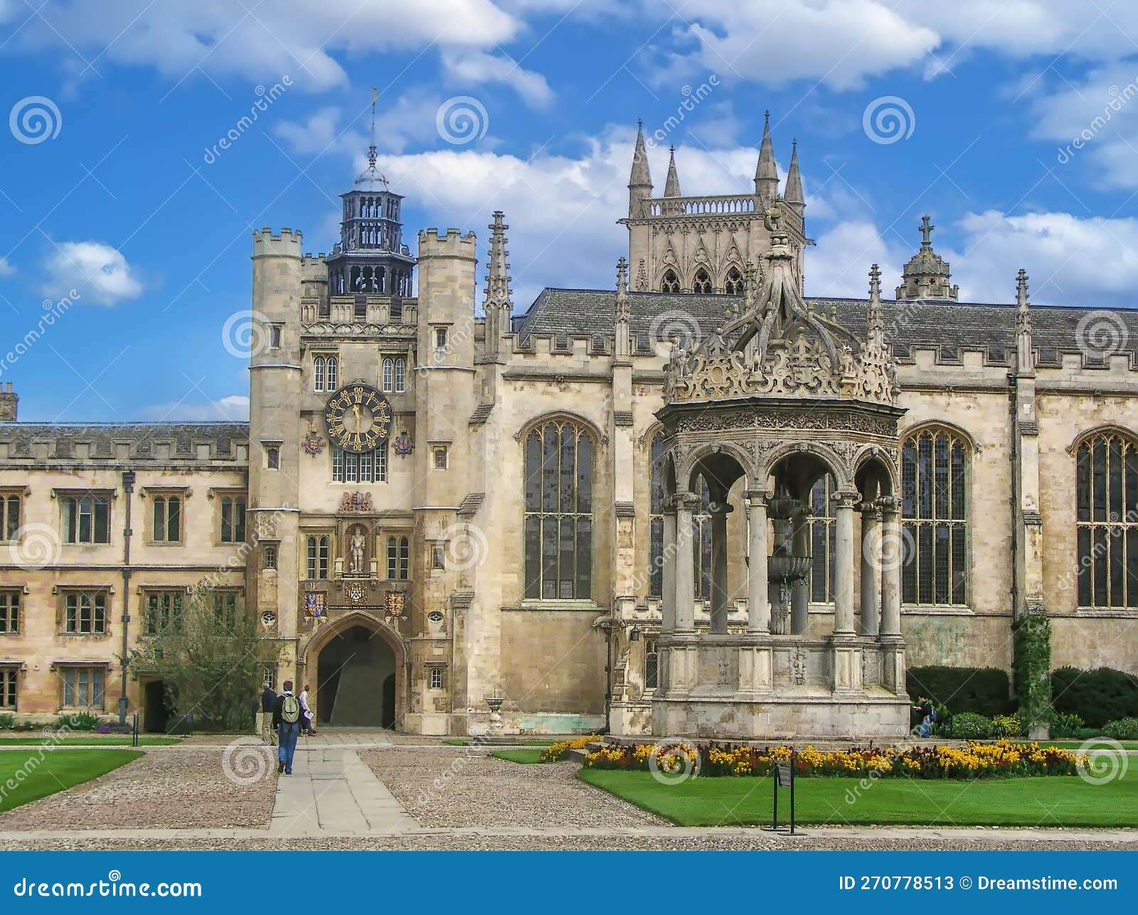 Trinity College, Cambridge, England Editorial Stock Photo - Image of ...