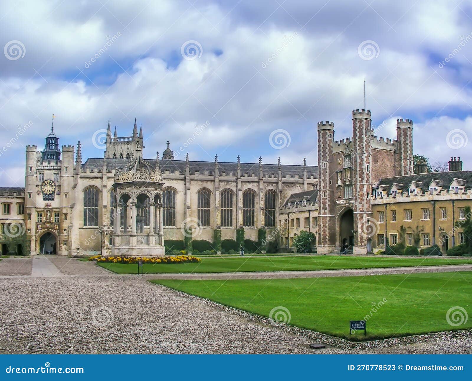 Trinity College, Cambridge, England Editorial Stock Photo - Image of ...