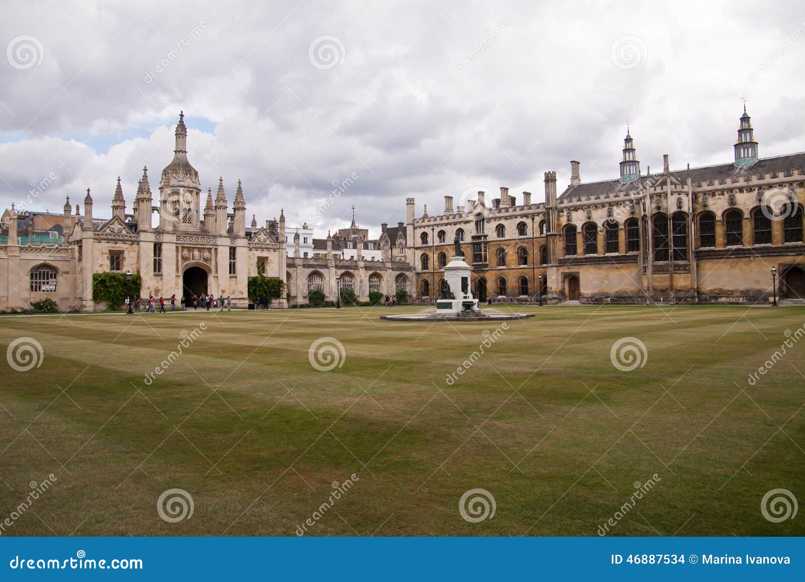 Trinity College in Cambridge Stock Photo - Image of culture, courtyard ...