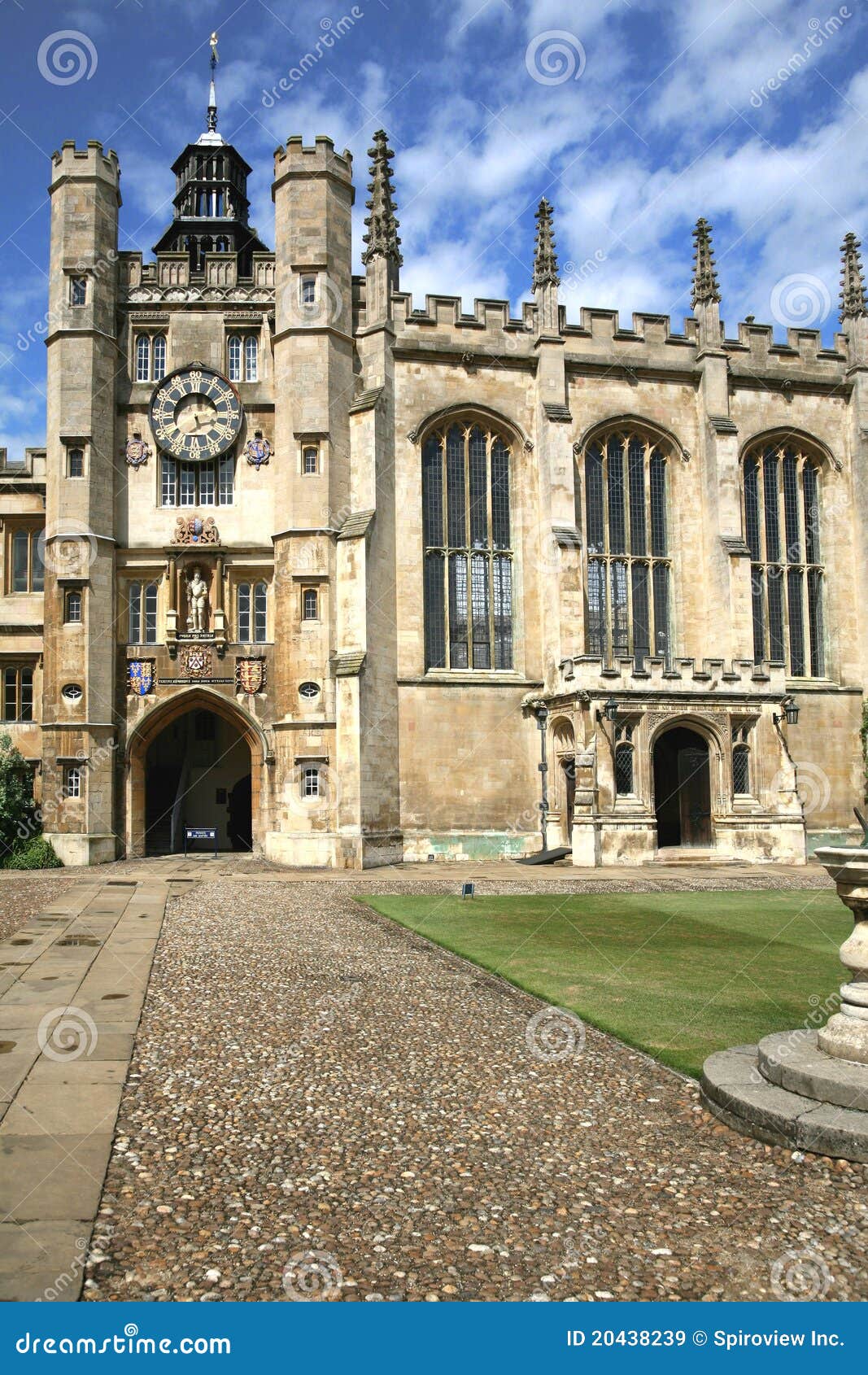 Trinity College, Cambridge University Stock Image - Image of building ...