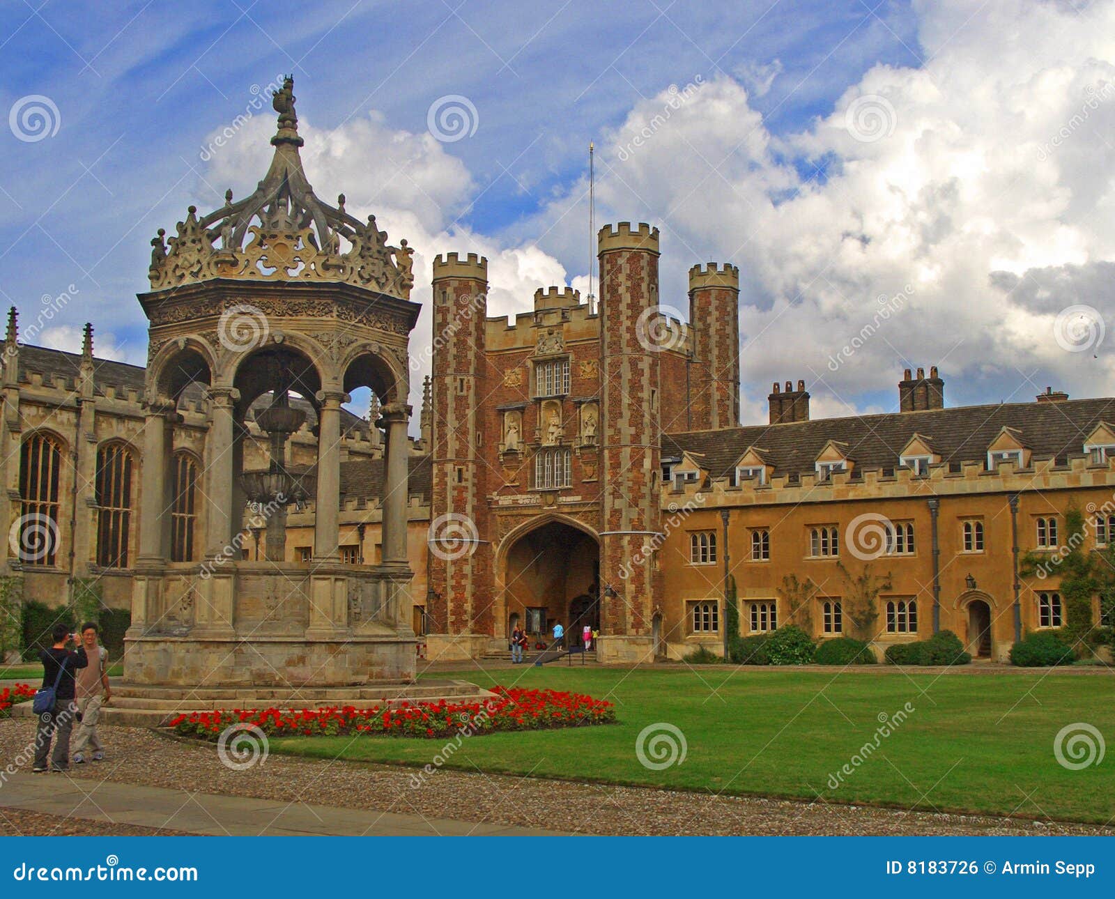 Trinity College, Cambridge University Stock Photo - Image of europe ...