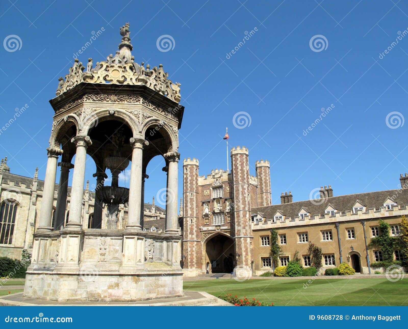 Trinity College Cambridge University Stock Photo - Image of ...