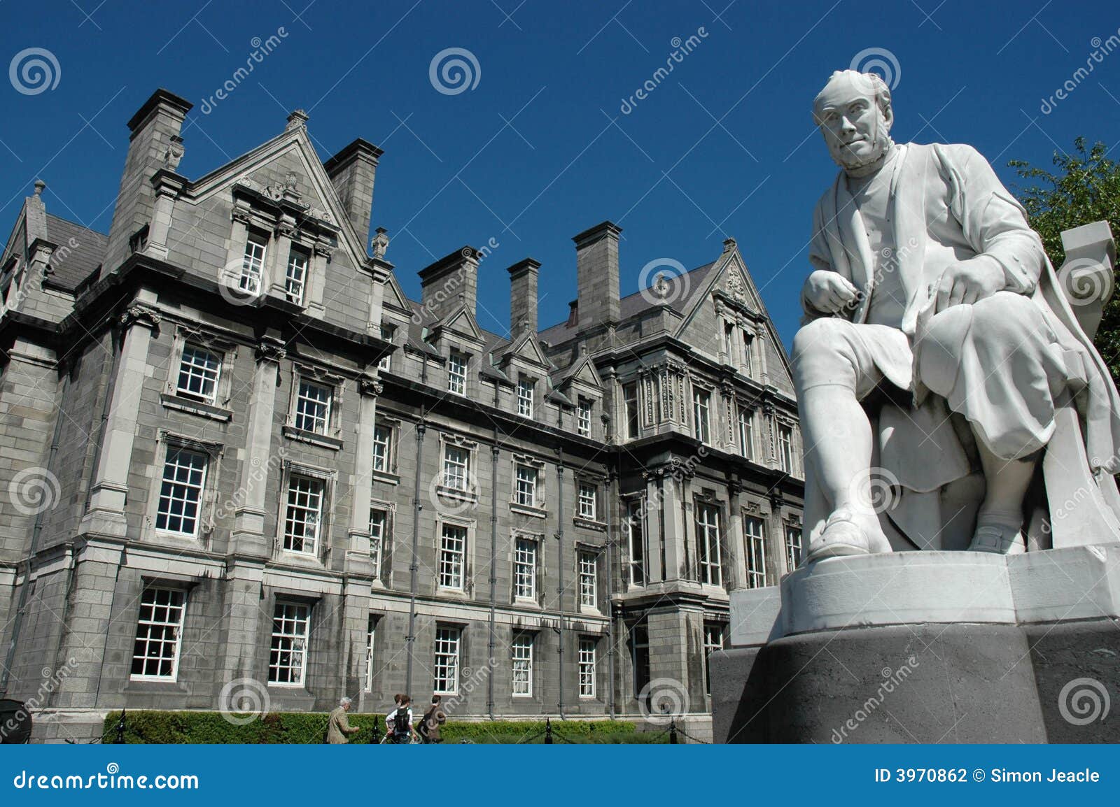 Trinity College Campus stock photo. Image of blue, campus - 3970862