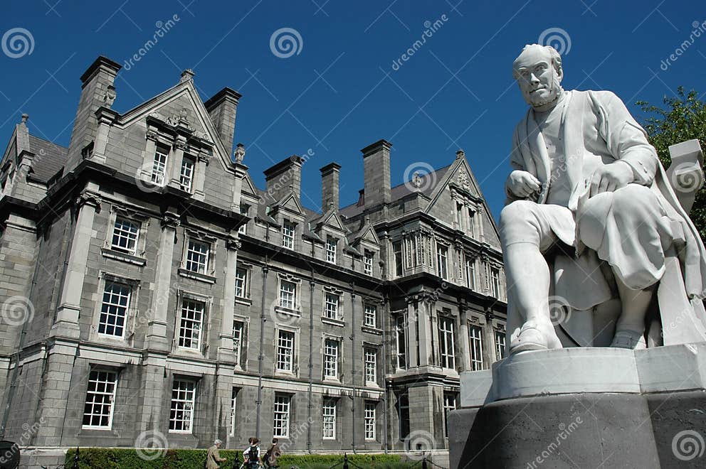 Trinity College Campus stock photo. Image of blue, campus - 3970862