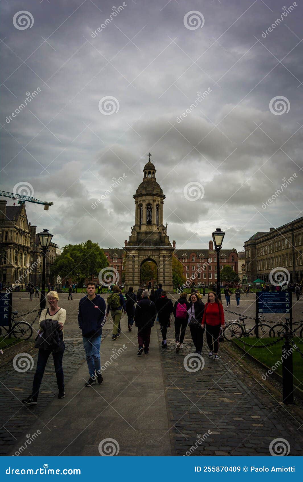 Trinity College Campus in Dublin Editorial Stock Image - Image of ...