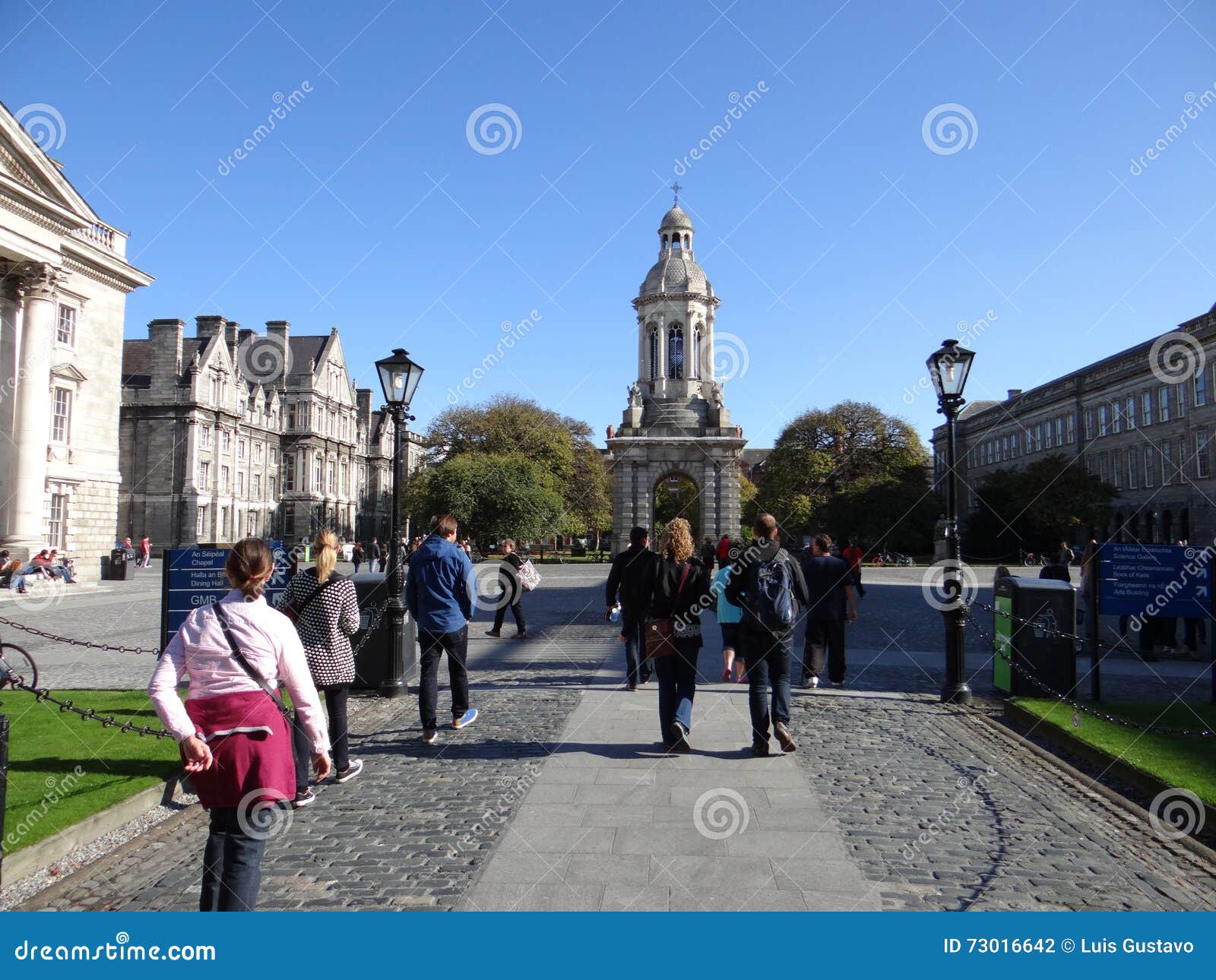 Trinity College Campus Dublin Editorial Photography - Image of europe ...