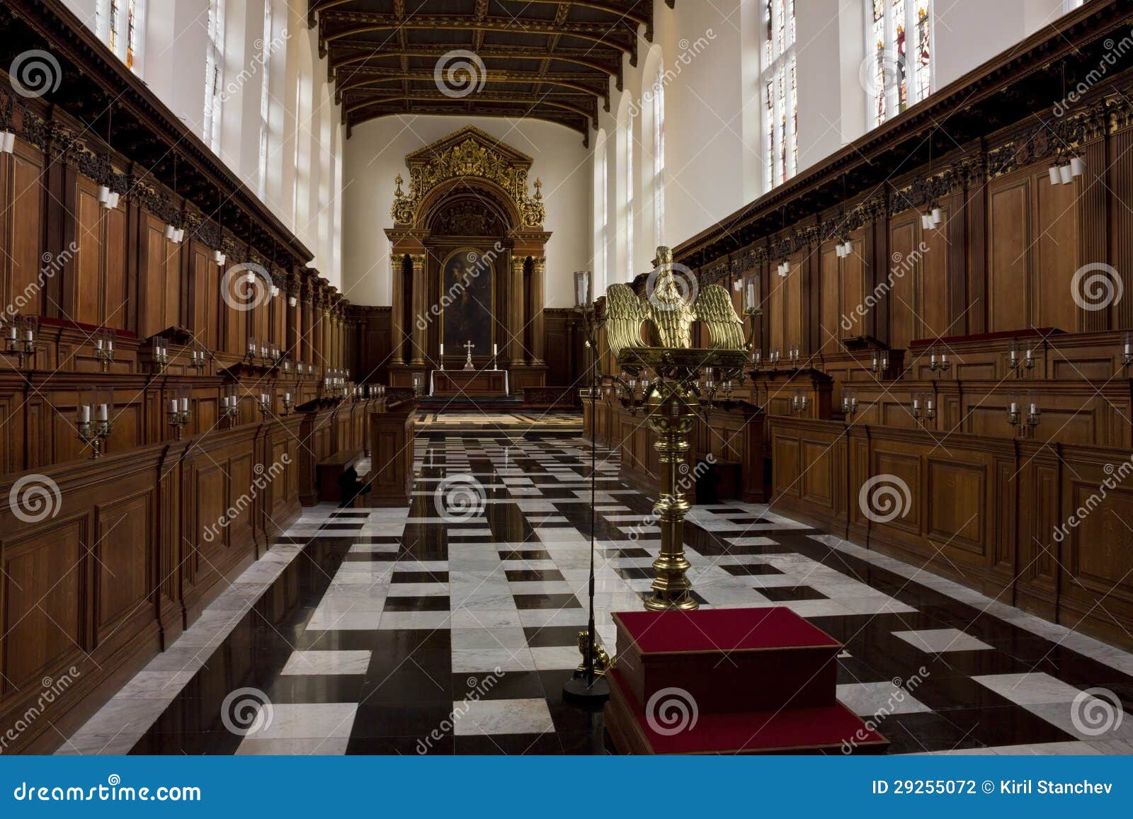 Trinity College Chapel in Cambridge Stock Photo - Image of trinity ...