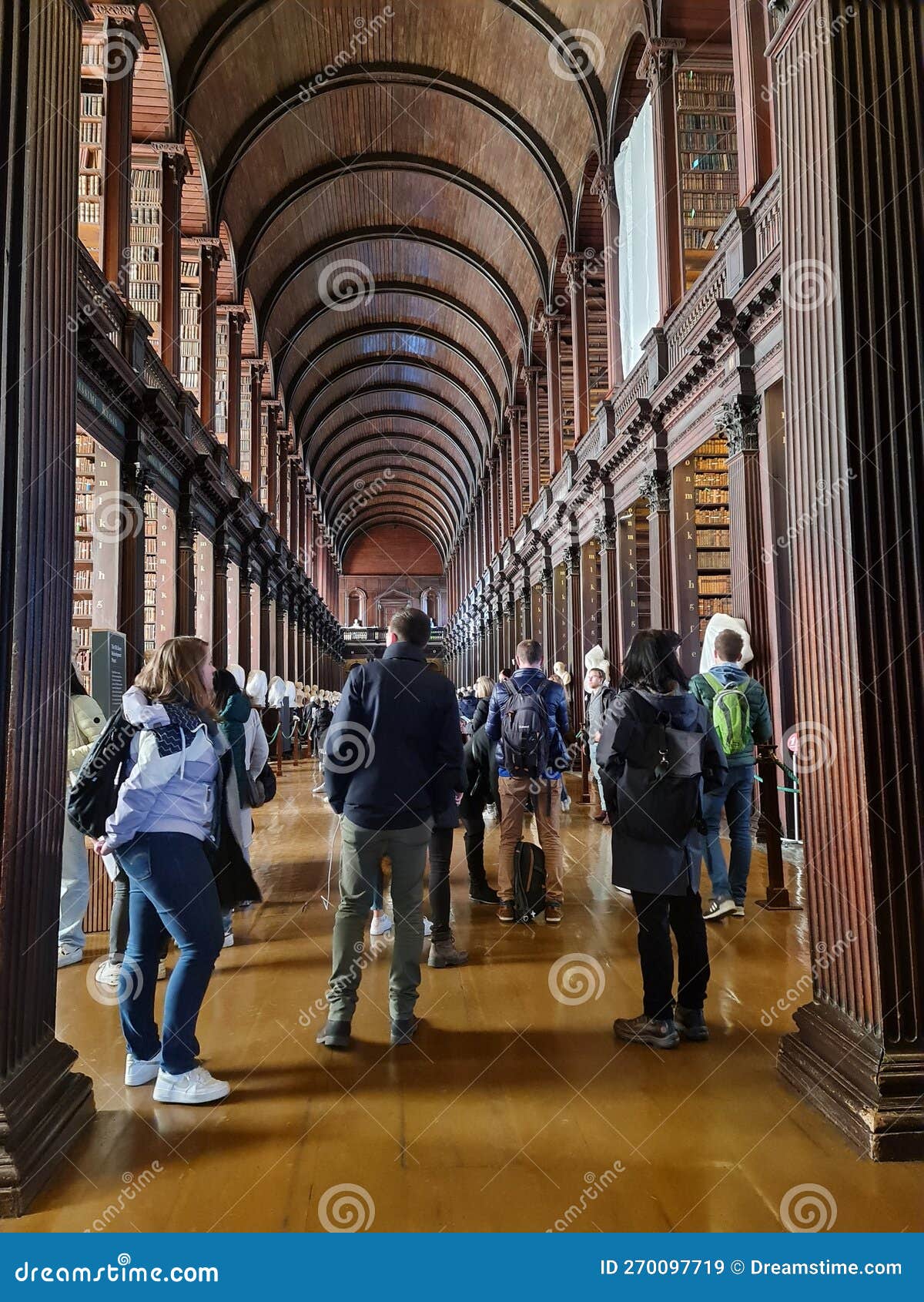 Trinity College Library, Dublin Ireland Editorial Stock Image - Image ...