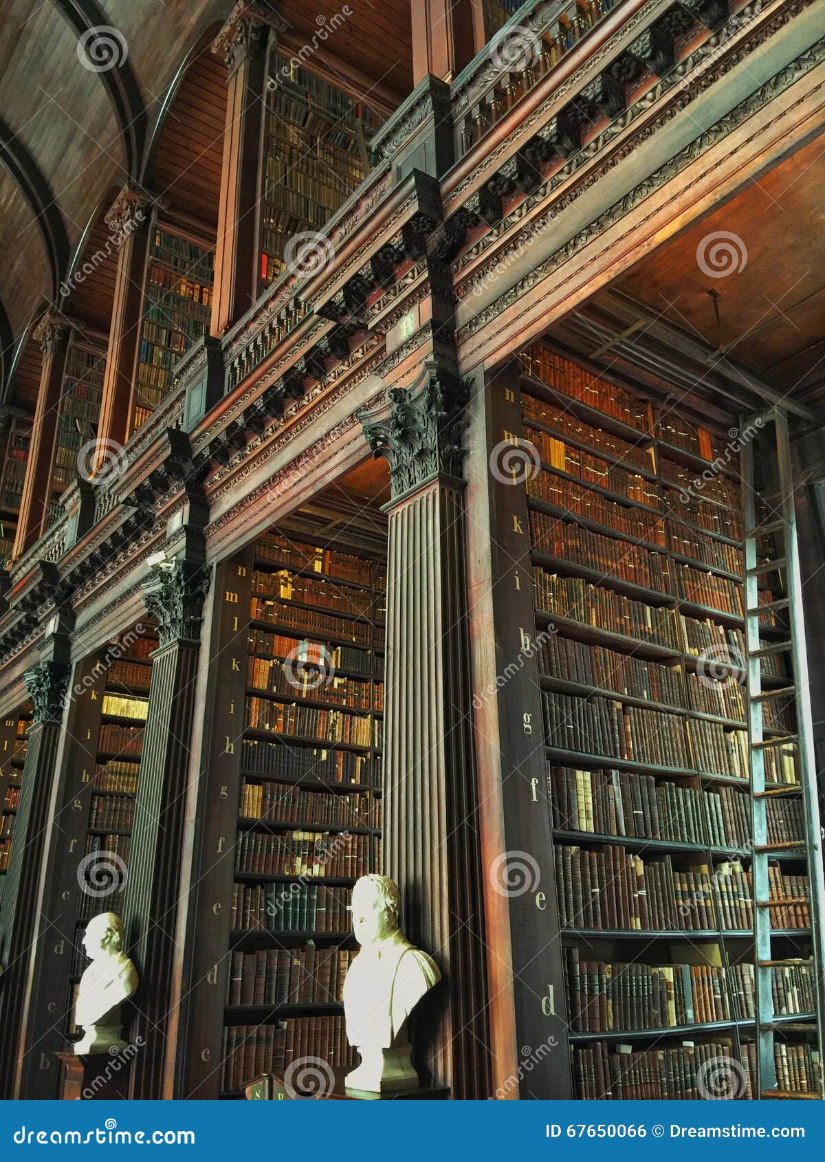 Trinity College Library Dublin Ireland Stock Photo - Image of library ...