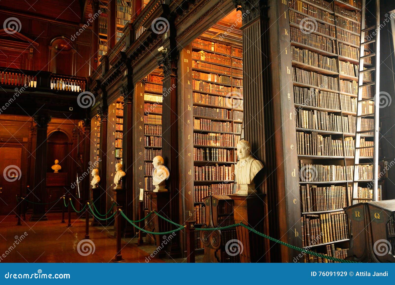 Trinity College Library, Dublin, Ireland Editorial Stock Image - Image ...