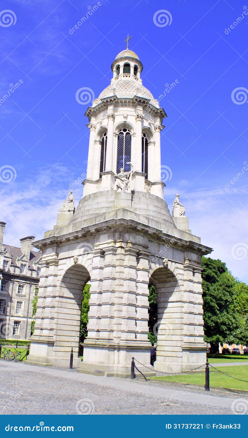 Trinity College Monument stock image. Image of ireland - 31737221