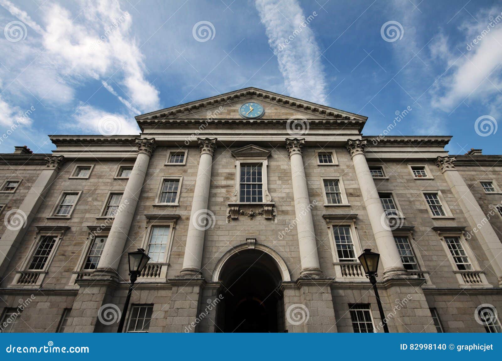Trinity College, University in Dublin Stock Photo - Image of heritage ...