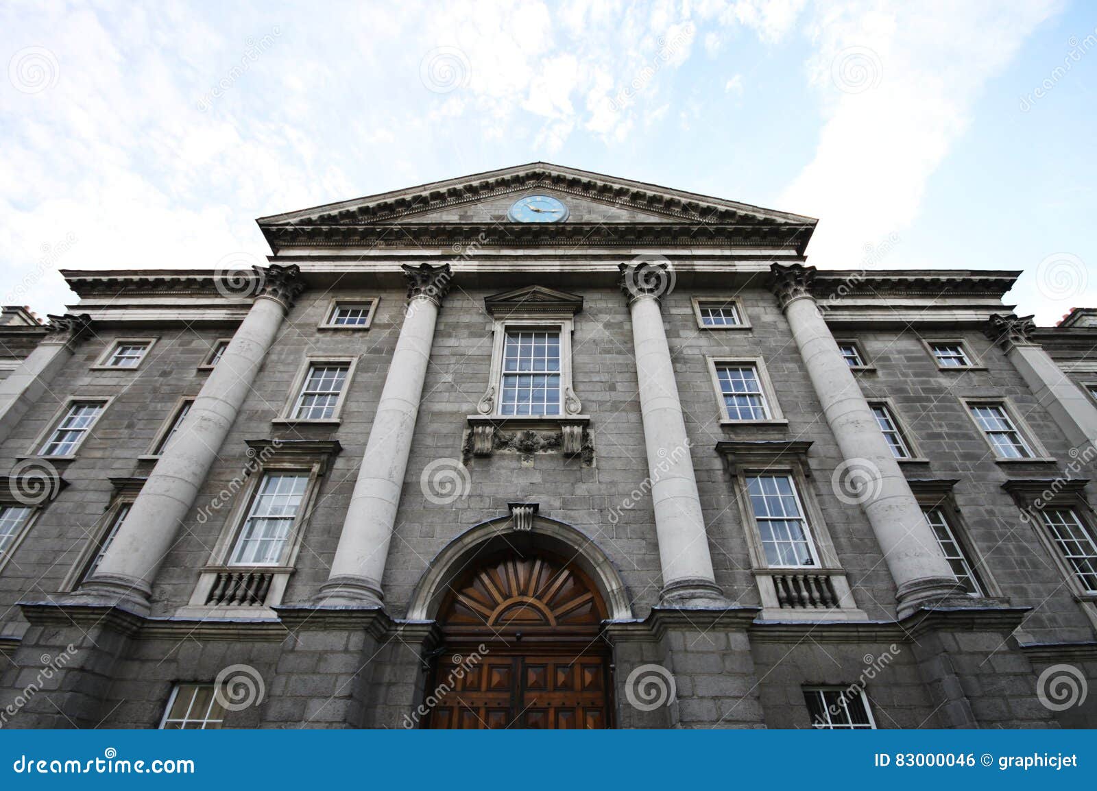 Trinity College, University in Dublin Stock Photo - Image of ...