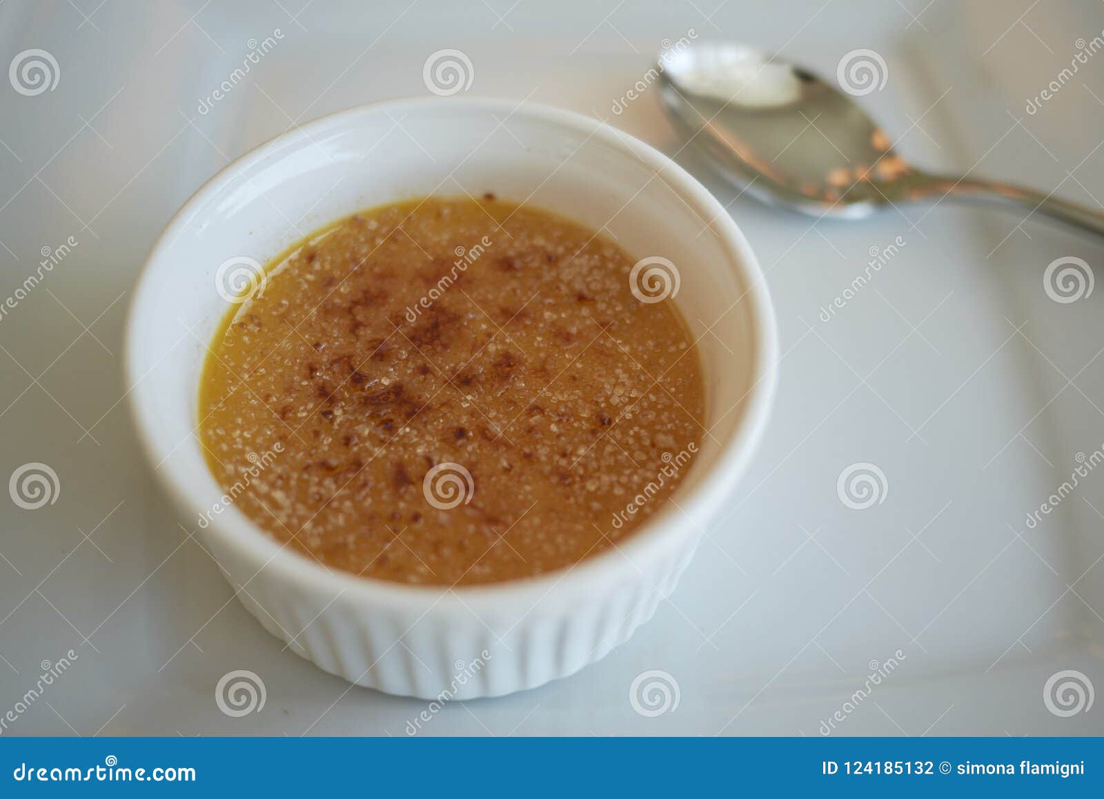 Trinity cream dessert stock photo. Image of nutrient - 124185132