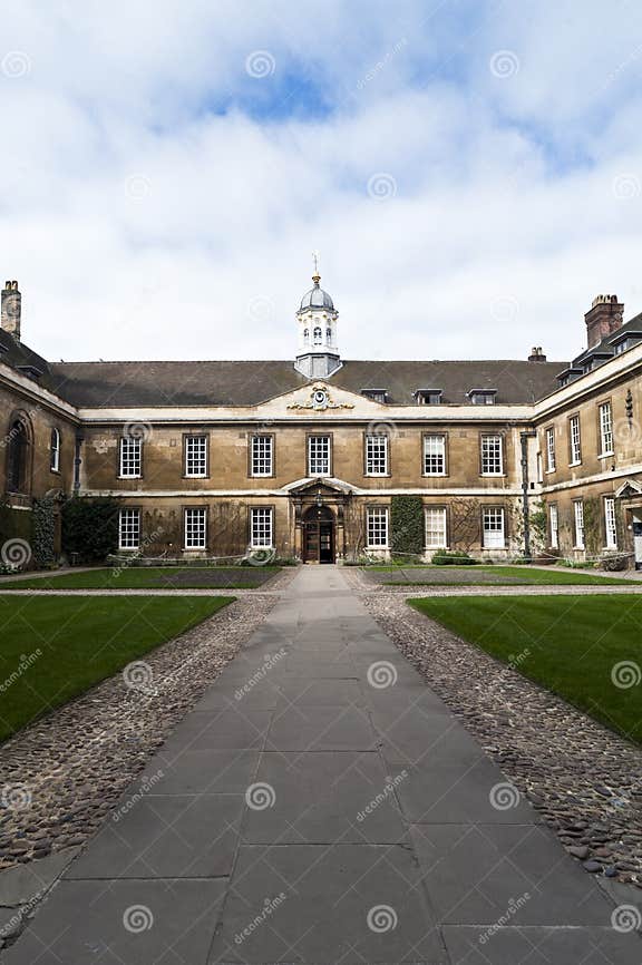 Trinity Hall College Cambridge University Stock Photo - Image of study ...