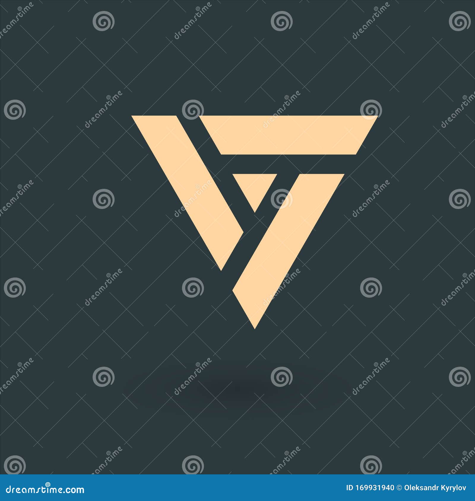 Trinity Knot in Triangle. Trinity Concept. Business Identity Tech ...