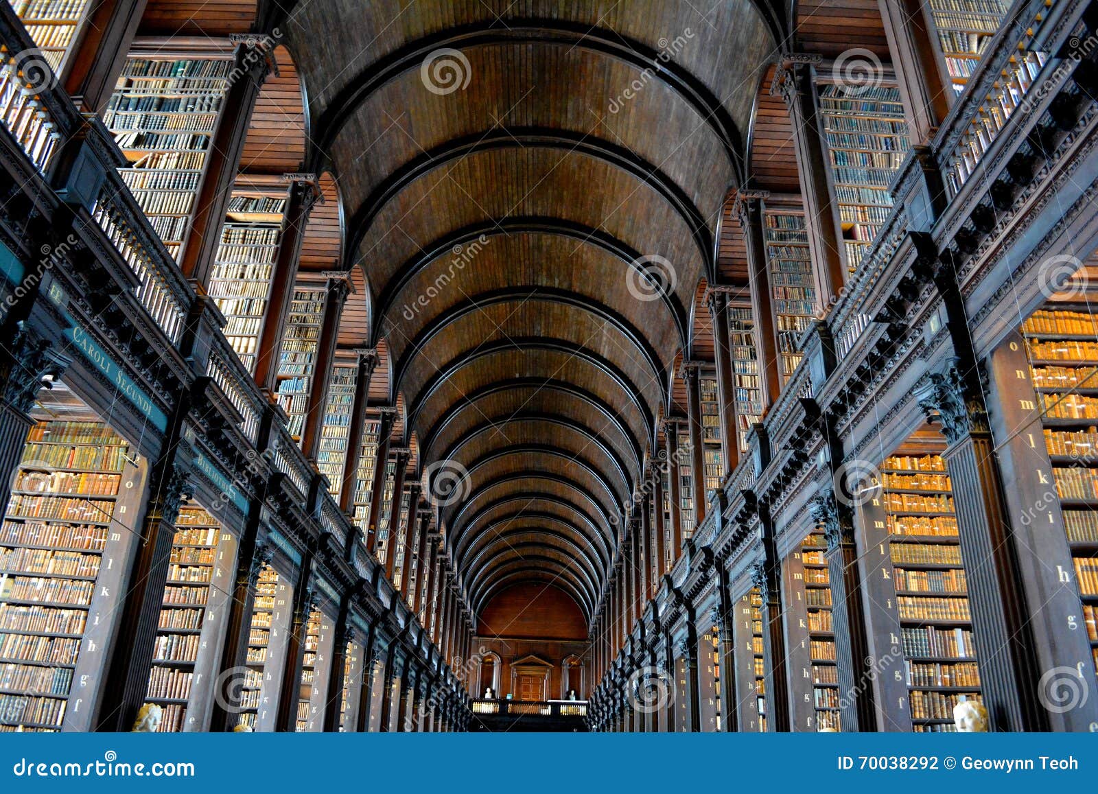 Trinity Library stock photo. Image of ireland, europe - 70038292