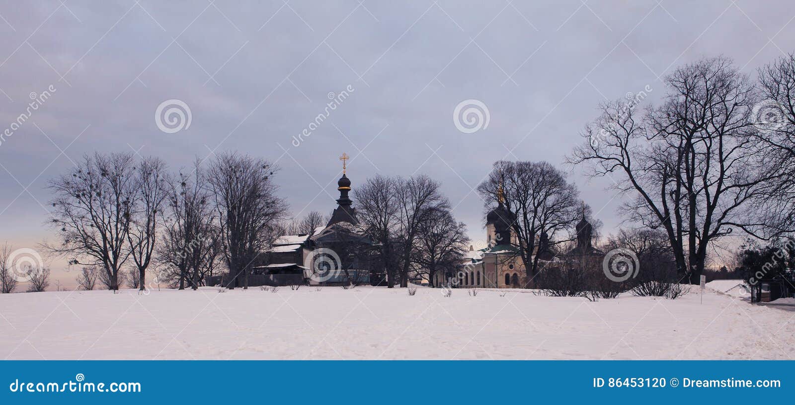 The Trinity Monastery of St. Jonas in Kiev Stock Photo - Image of cross ...