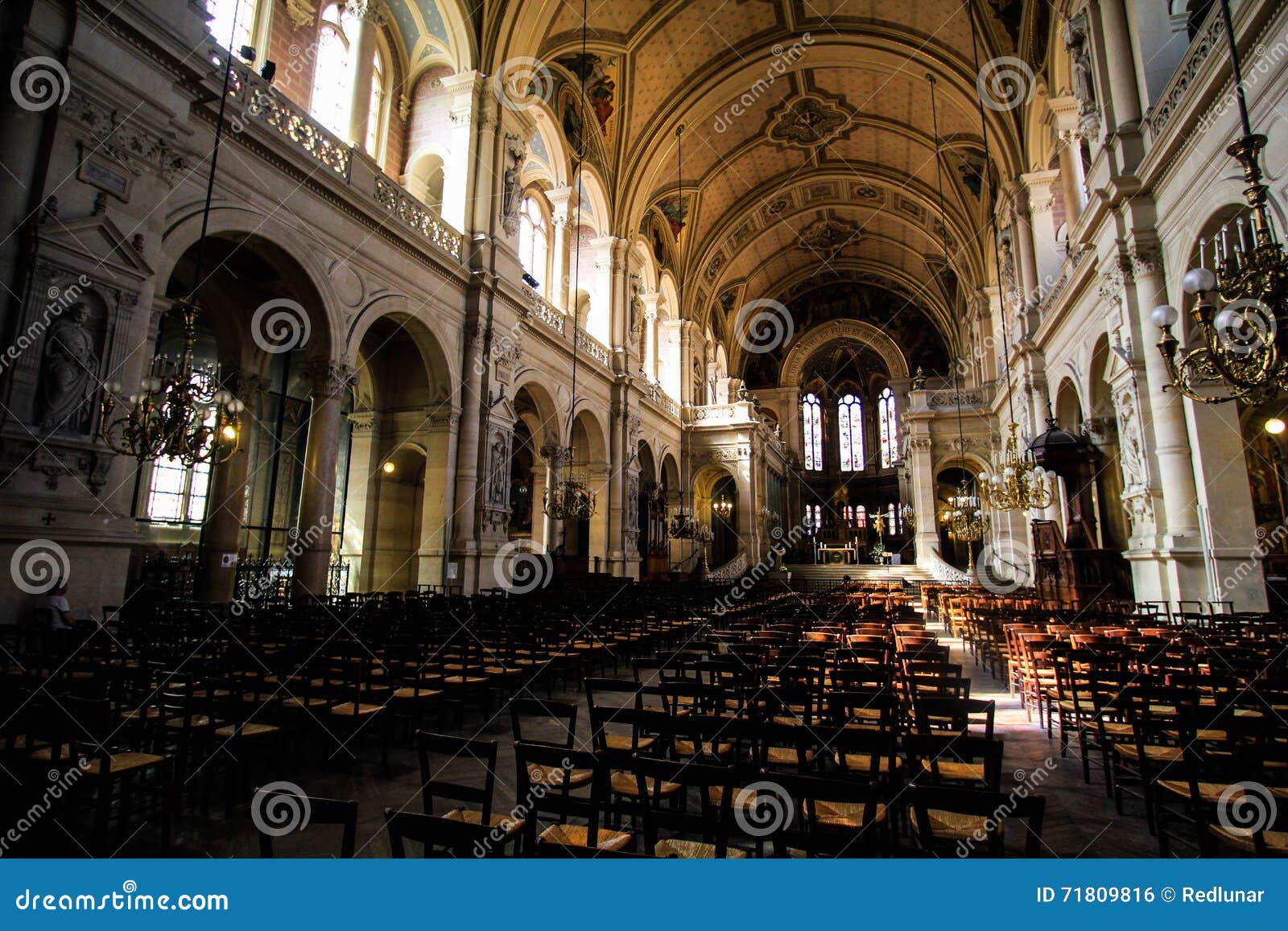 Trinity in Paris stock photo. Image of religion, europe - 71809816