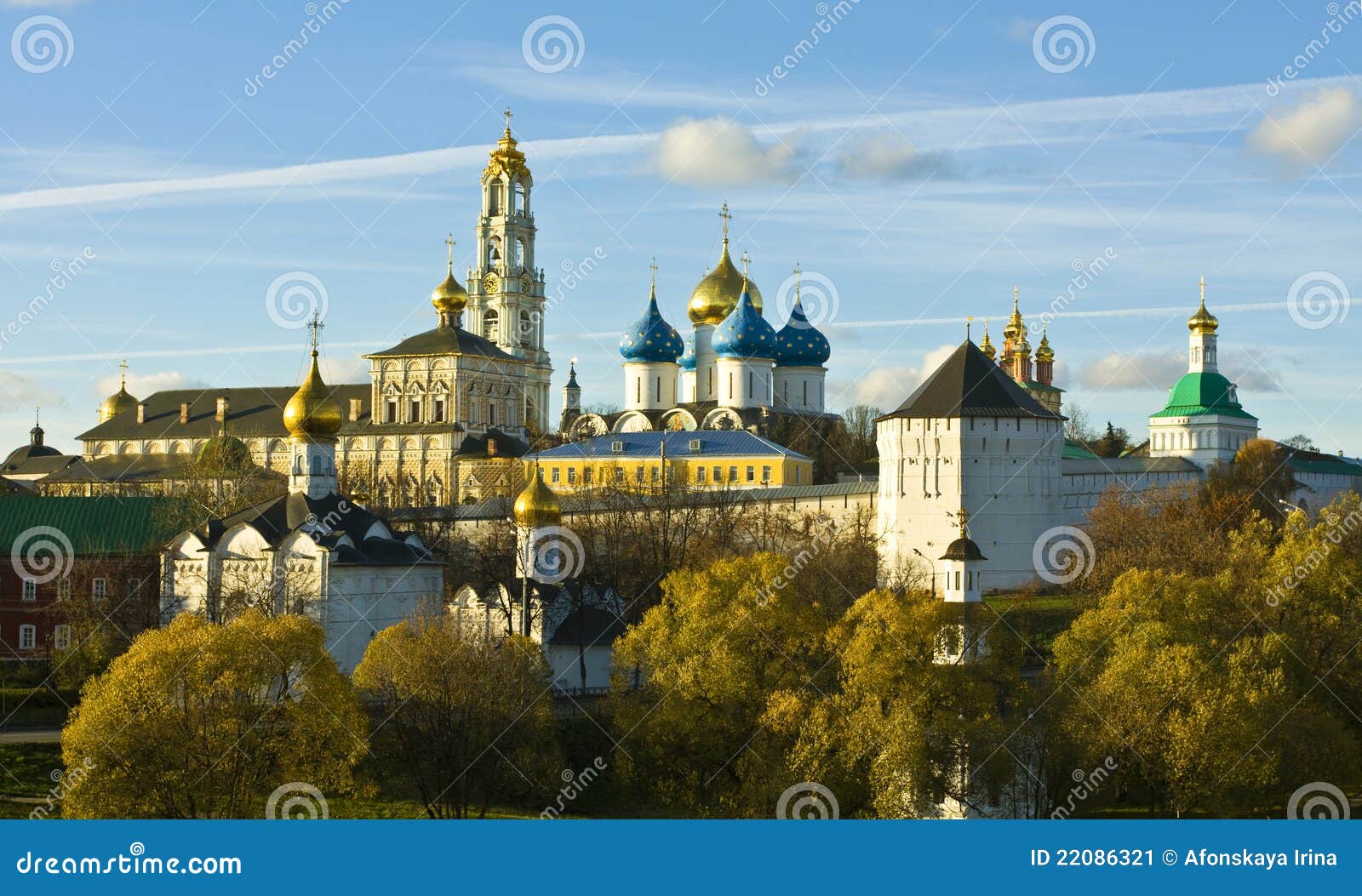 Trinity-Sergey Lavra Monastery, Russia Stock Image - Image of religious ...