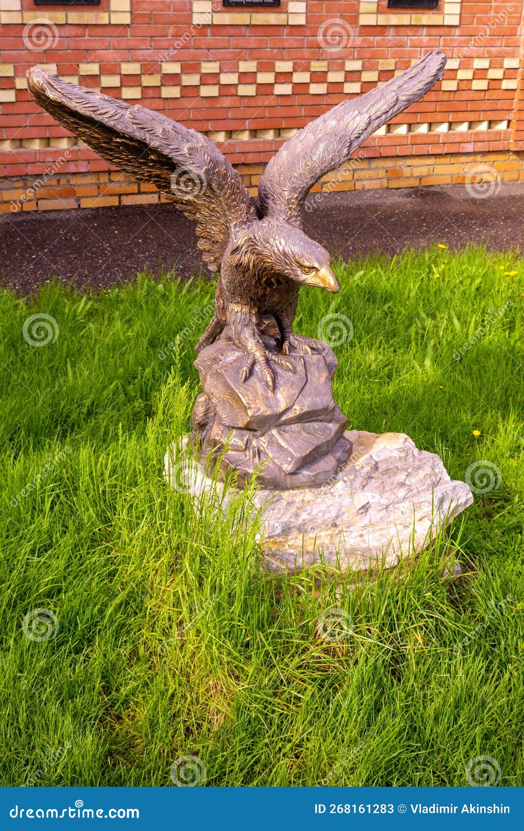 Trinity Simeon S Convent of Mercy. Bronze Sculpture of an Eagle with ...
