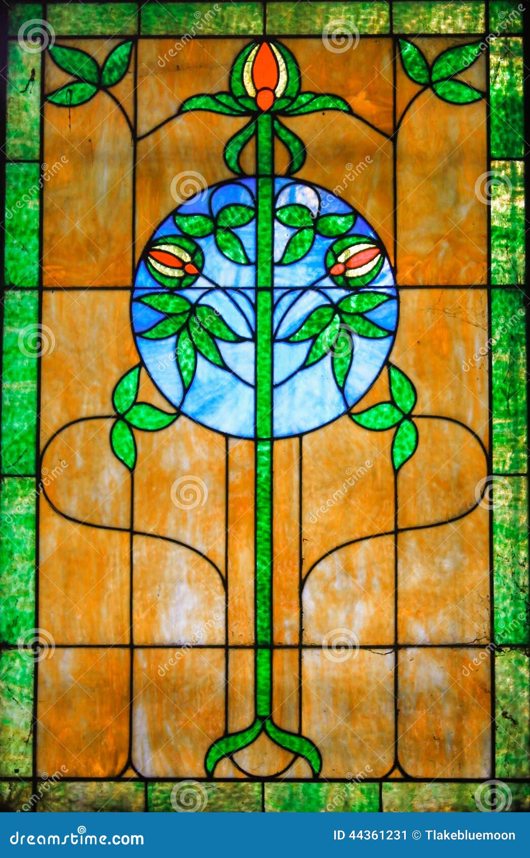 Trinity Stain Glass Window stock image. Image of blue - 44361231