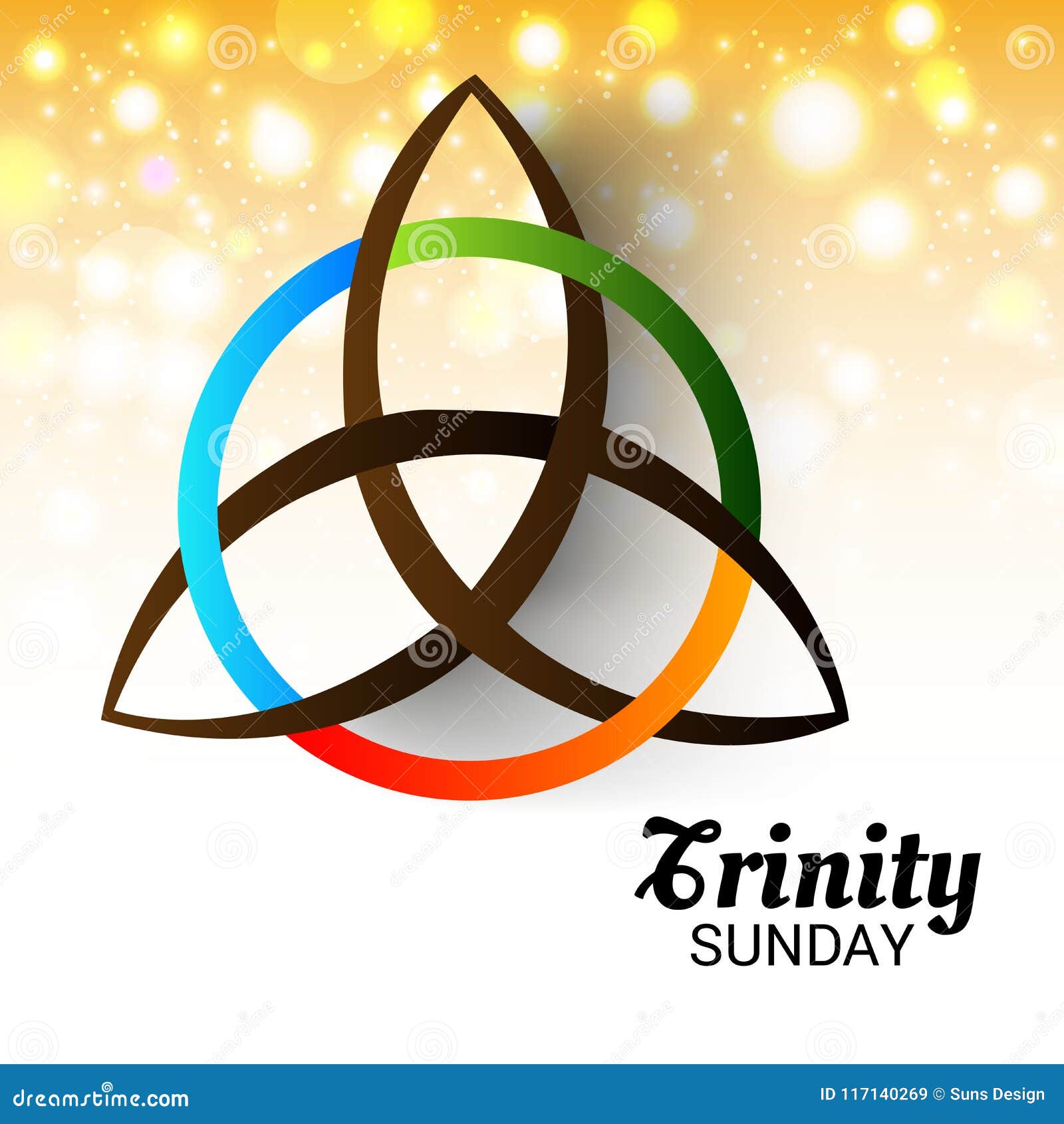Trinity Sunday. stock illustration. Illustration of sunday - 117140269