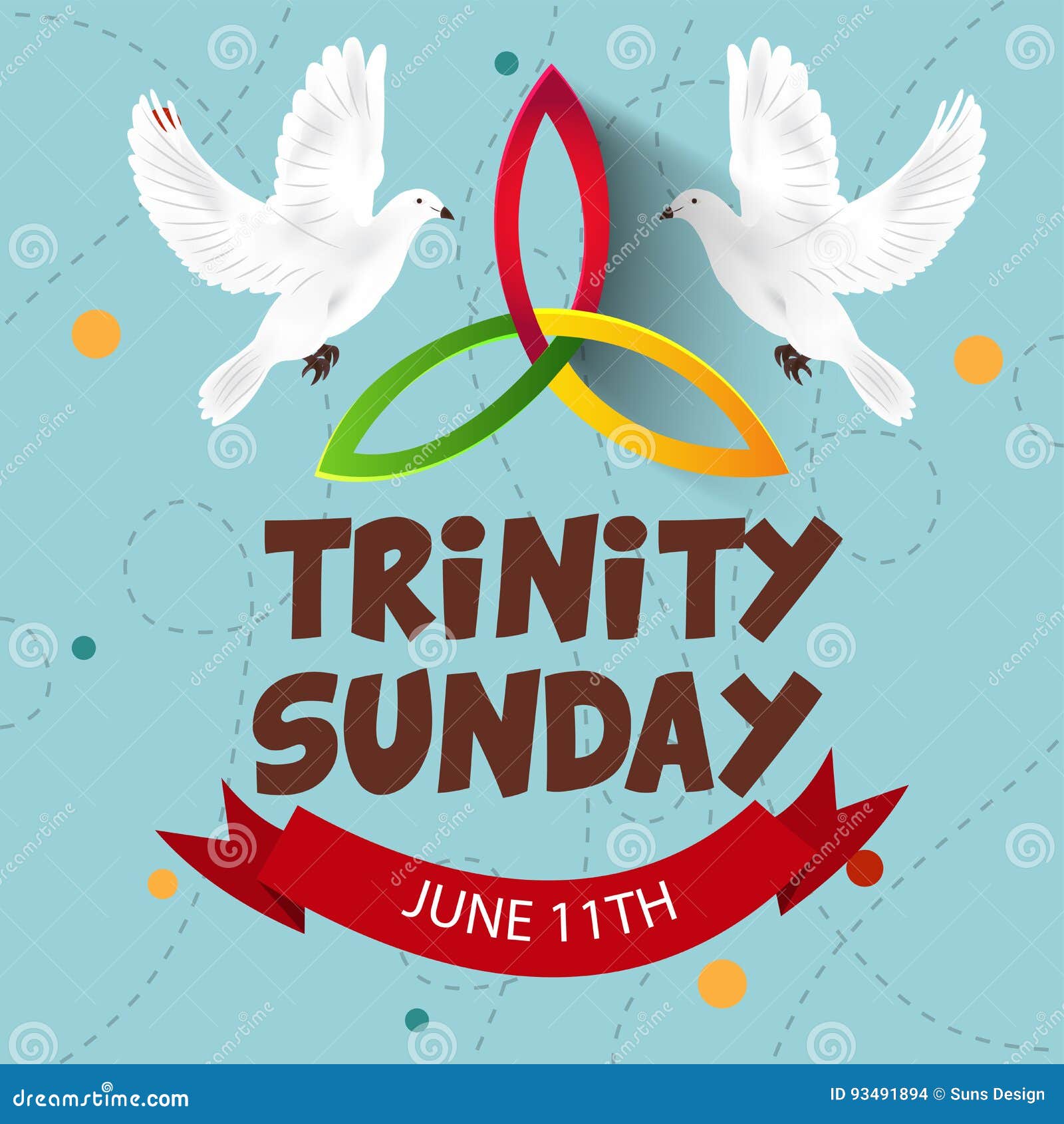 Trinity Sunday. stock illustration. Illustration of faith - 93491894