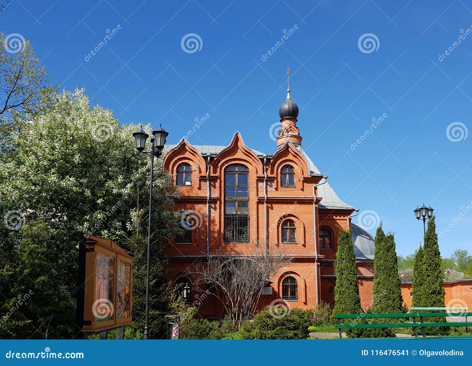 Trinity Temple in Skhodnya, Russia Editorial Photo - Image of capital ...