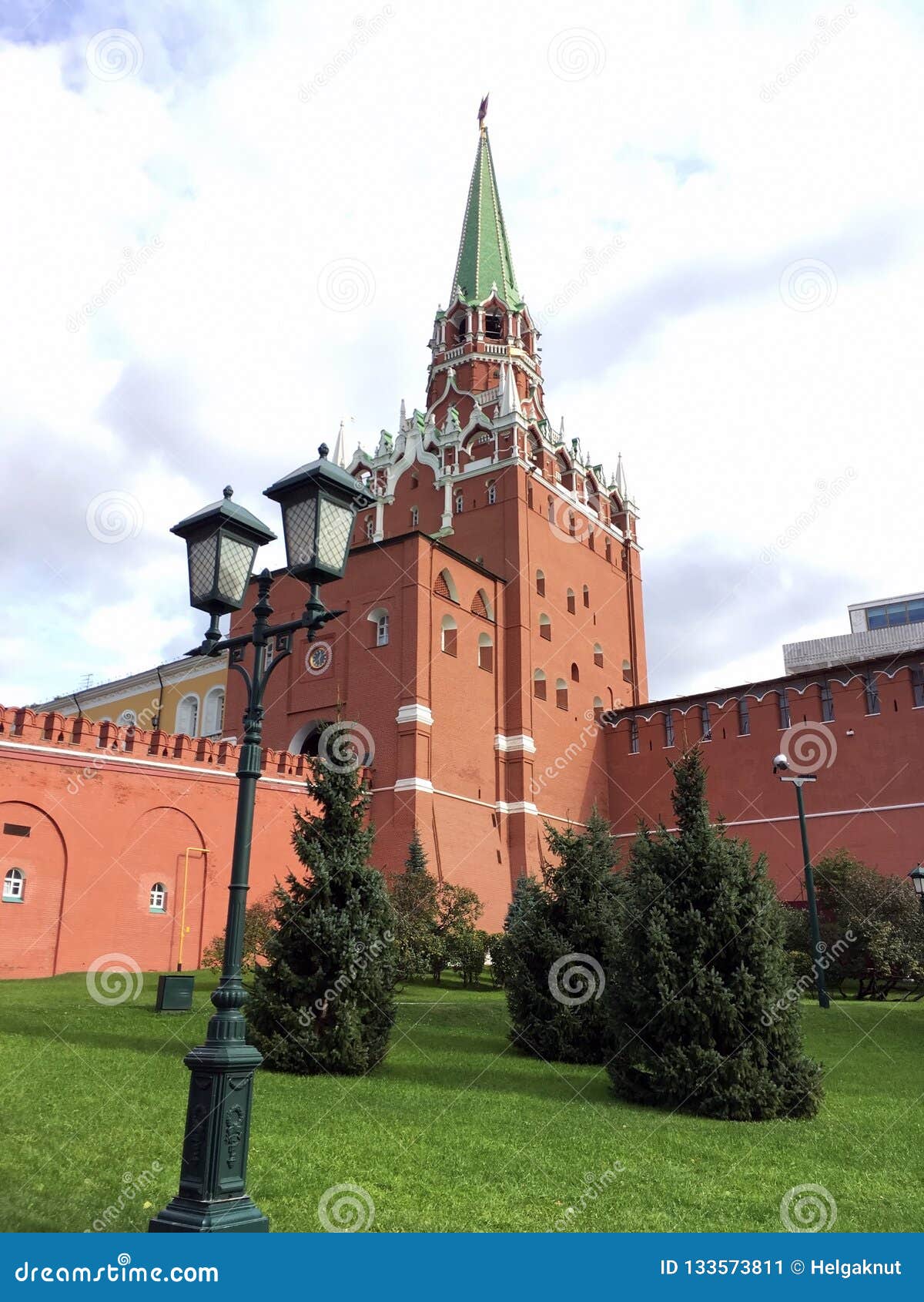 The Trinity Tower of the Kremlin Moscow Stock Image - Image of ...