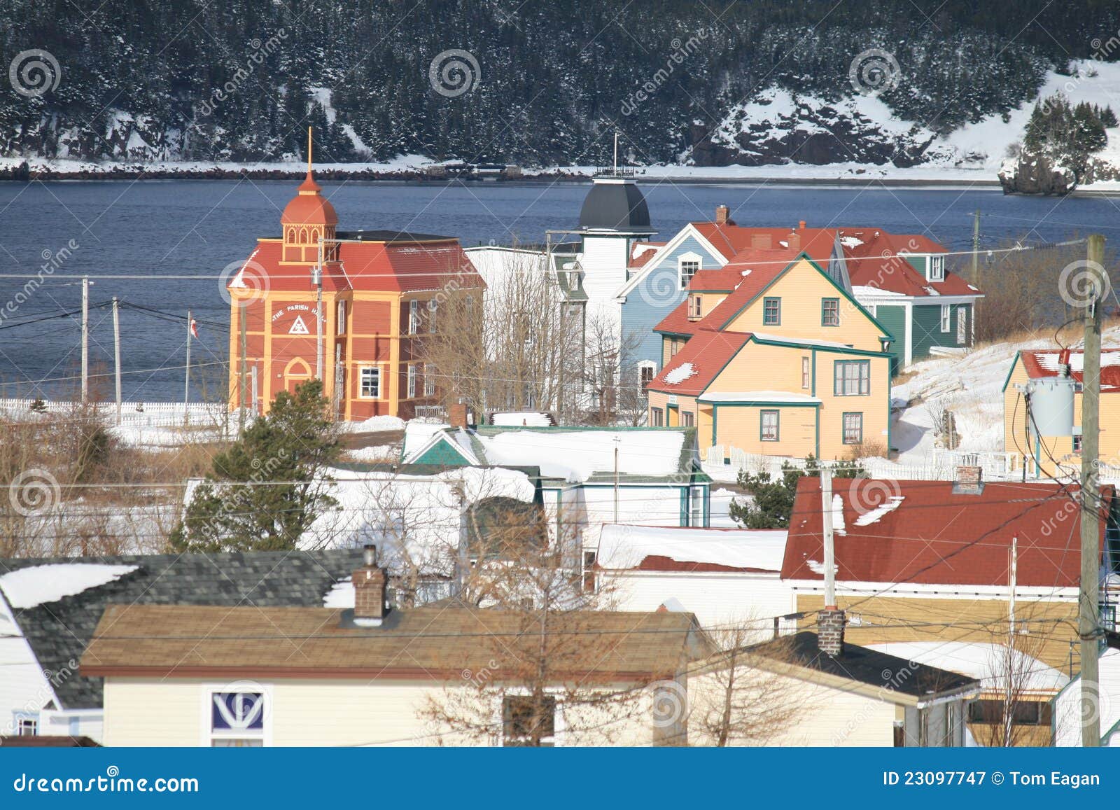 Trinity in winter stock image. Image of church, snow - 23097747