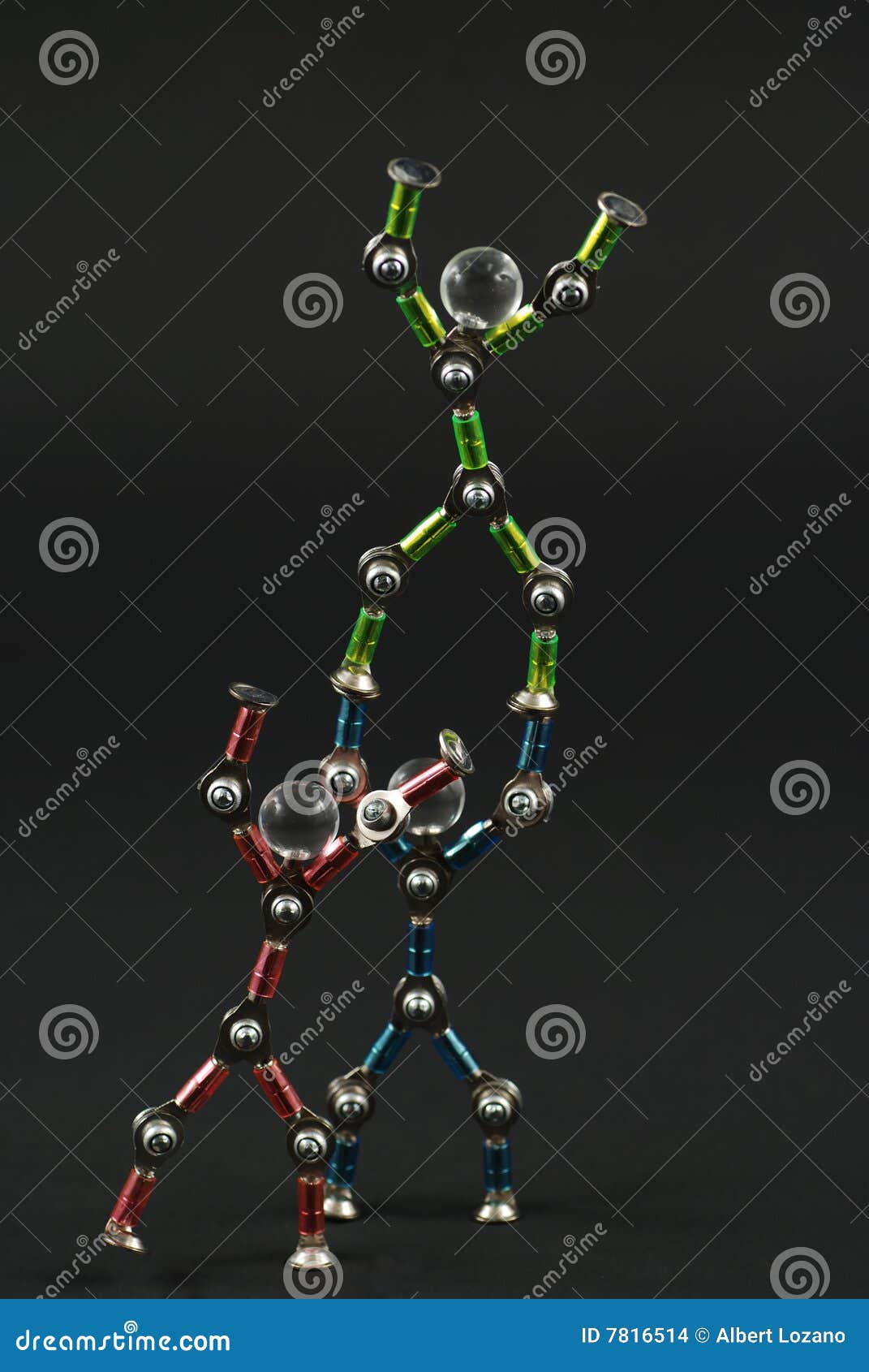 Trio action figures stock photo. Image of action, victory - 7816514