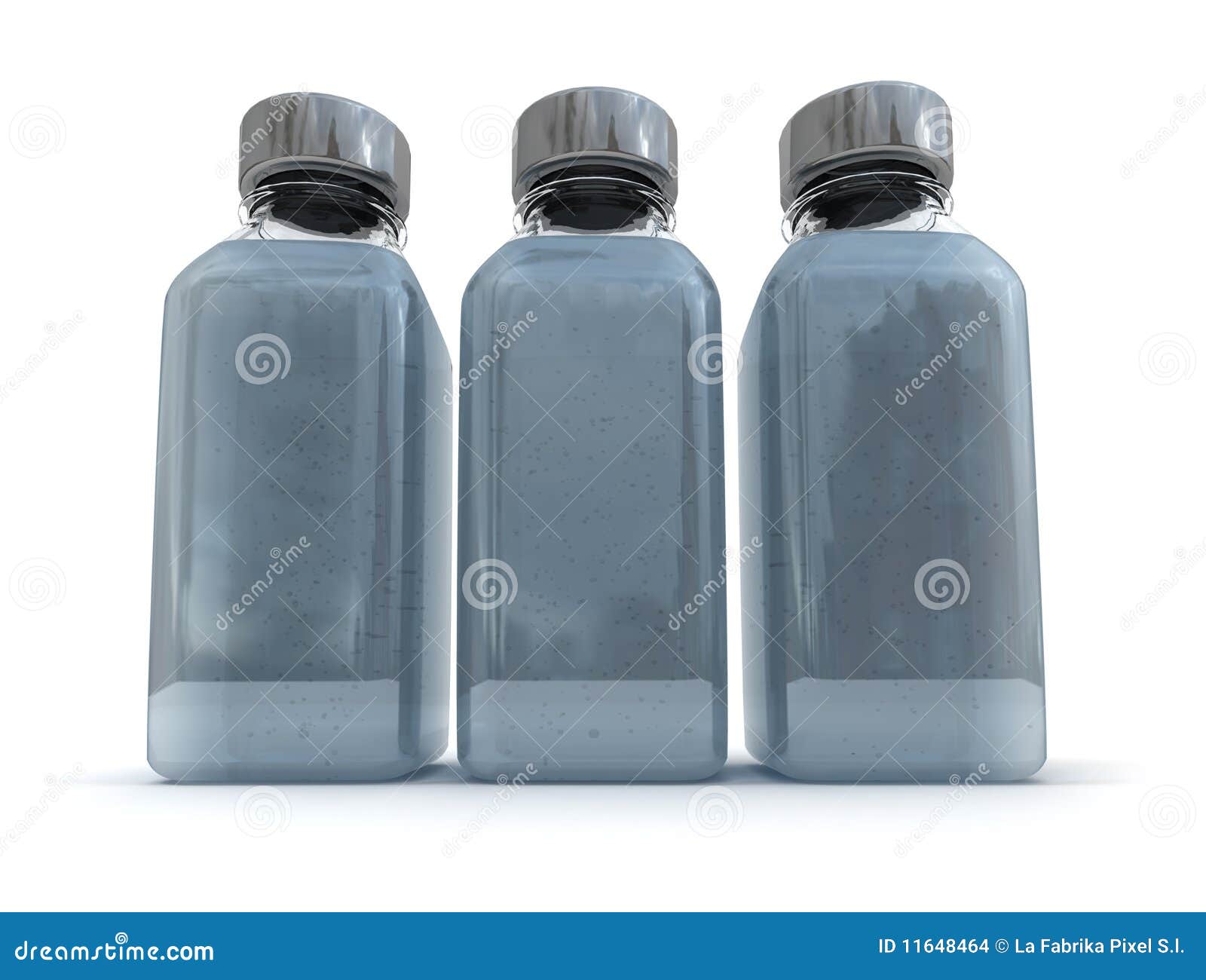 Trio of grey bottles stock illustration. Illustration of sample - 11648464
