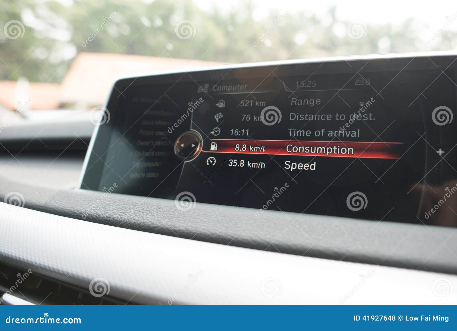 Trip computer stock photo. Image of calculation, german - 41927648