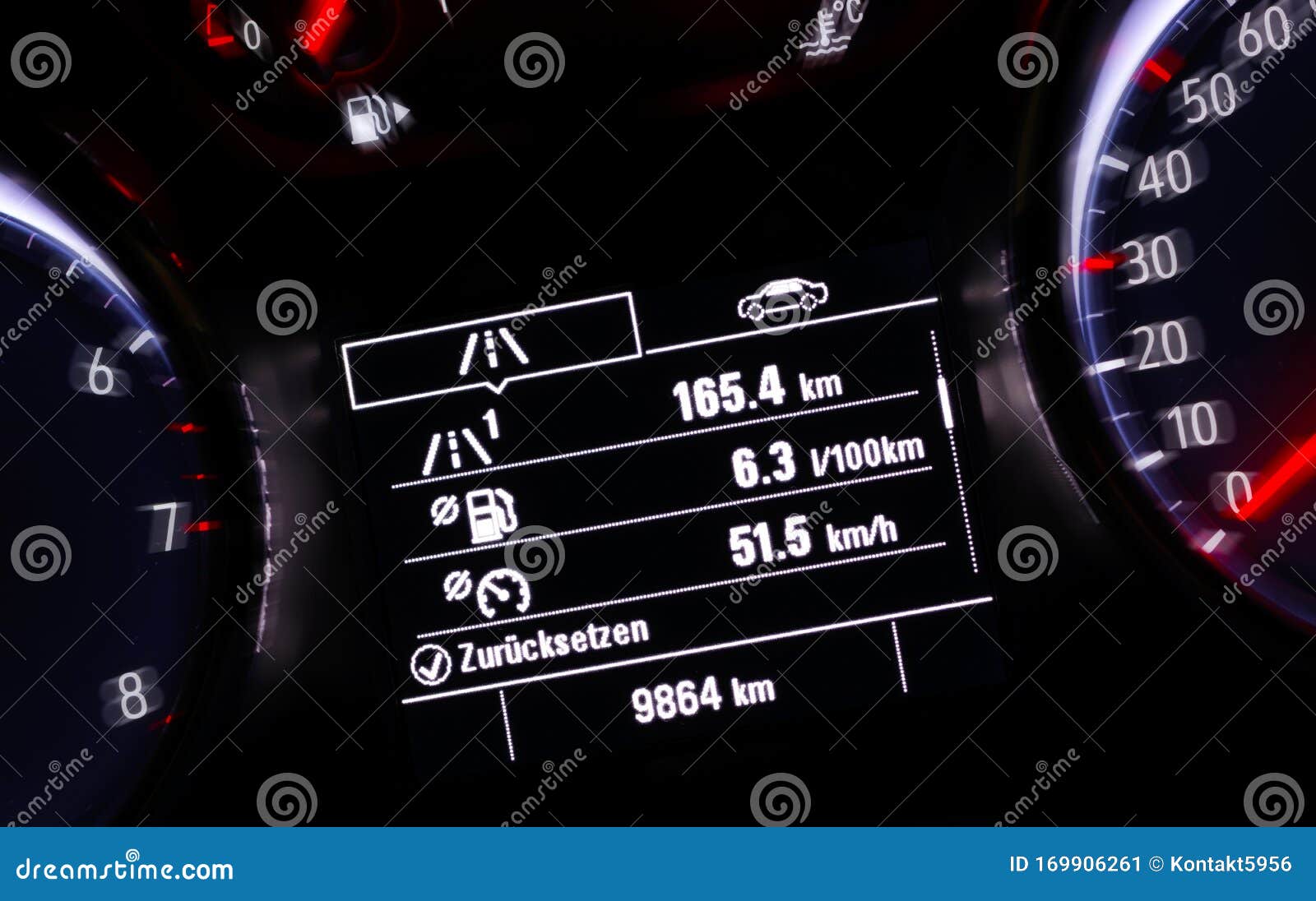The Trip Computer Provides an Indication of Fuel Range To Empty ...