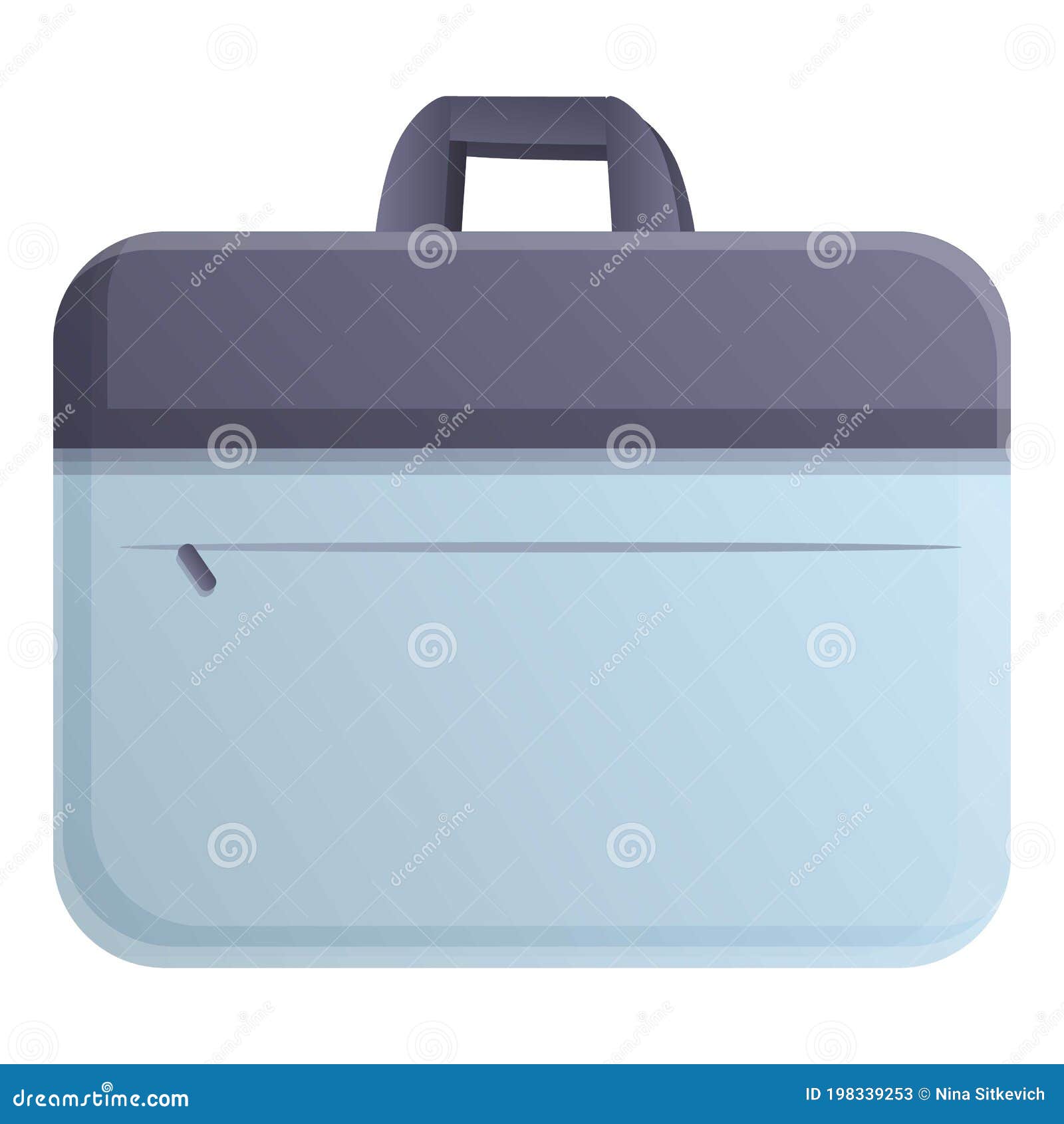 Trip Laptop Bag Icon, Cartoon Style Stock Vector - Illustration of ...