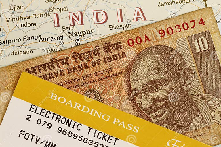 Trip to India stock image. Image of money, ghandi, rupee - 12009479