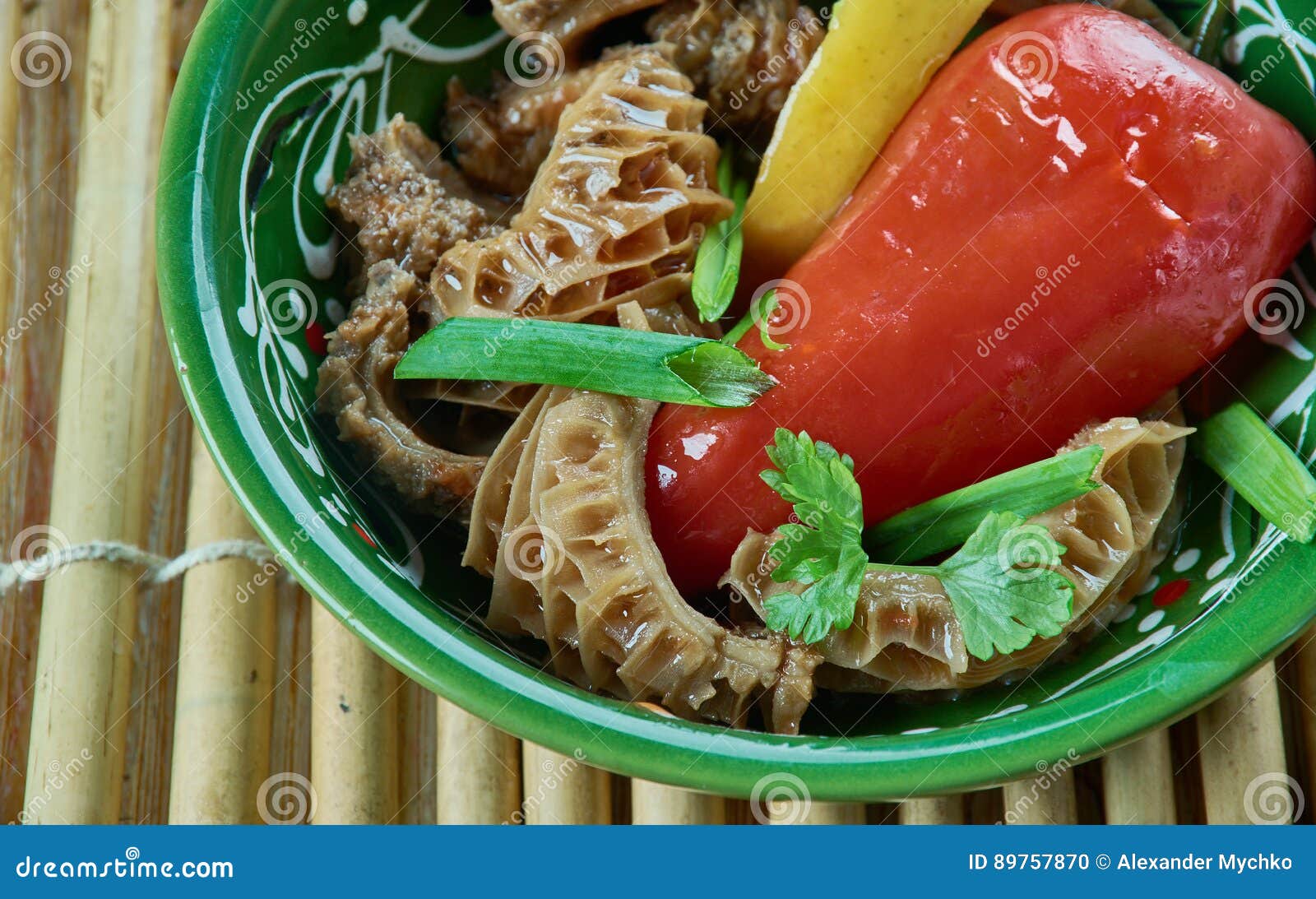 Tripe salad stock photo. Image of style, sauce, food - 89757870
